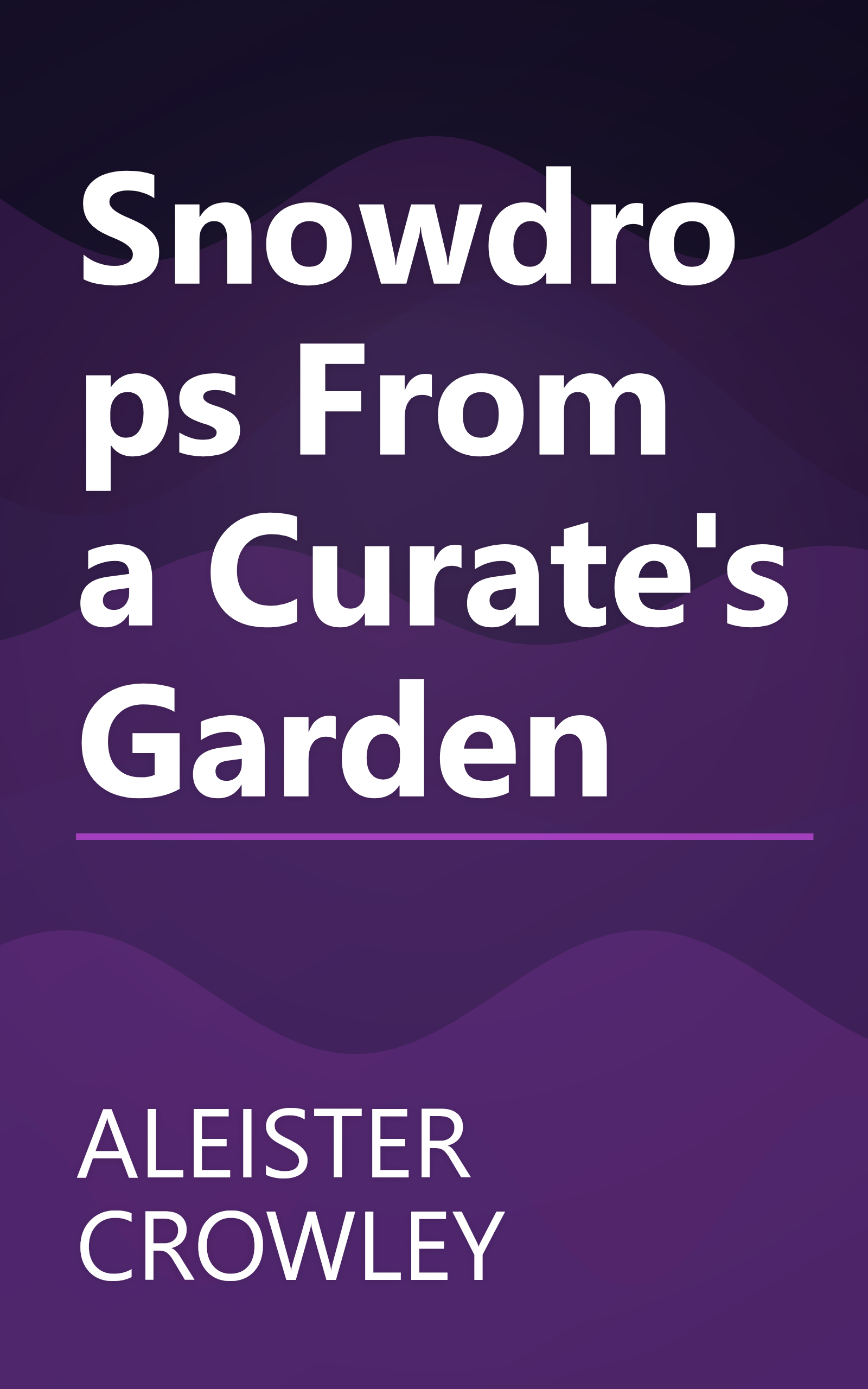 Snowdrops From a Curate's Garden book cover