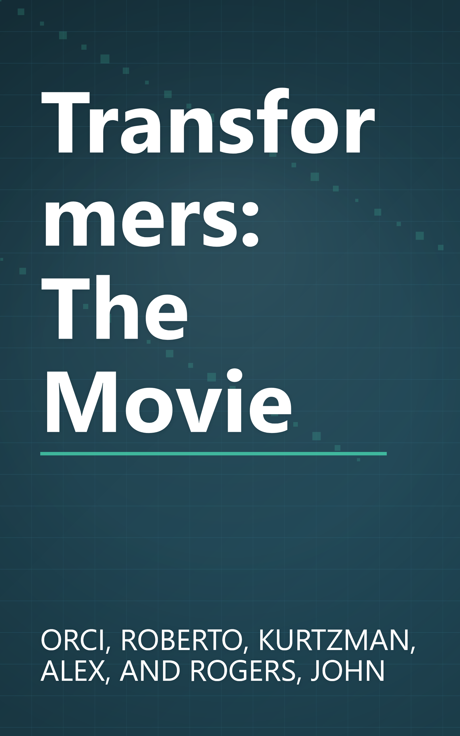 Transformers: The Movie book cover