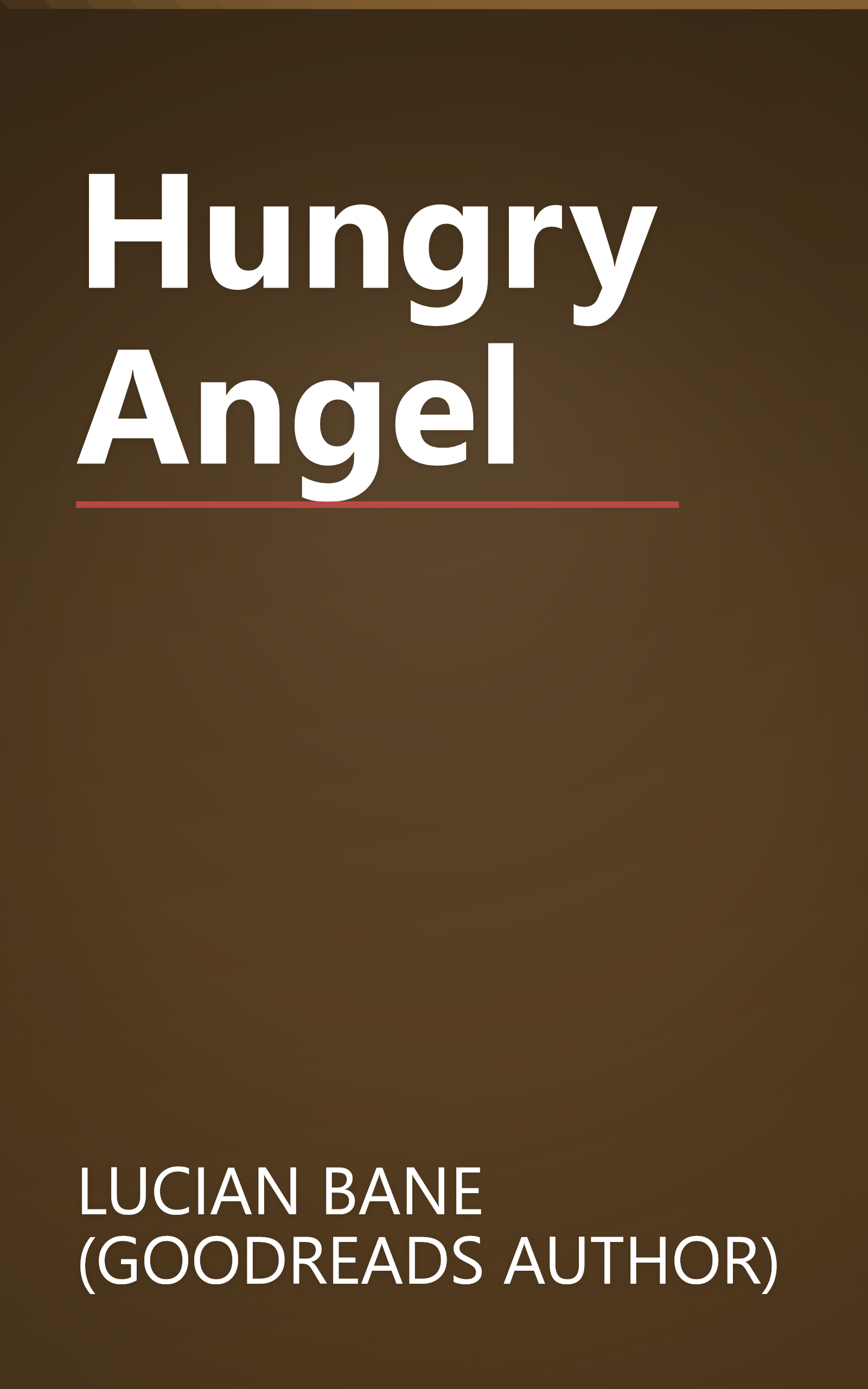 Hungry Angel book cover