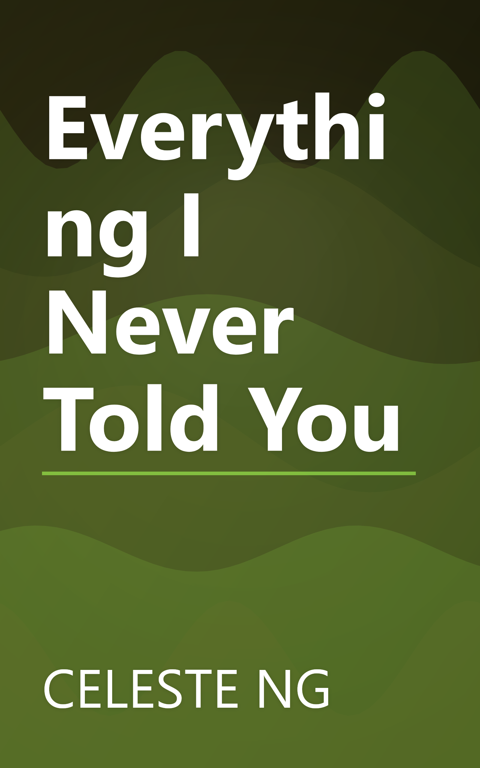 Everything I Never Told You book cover