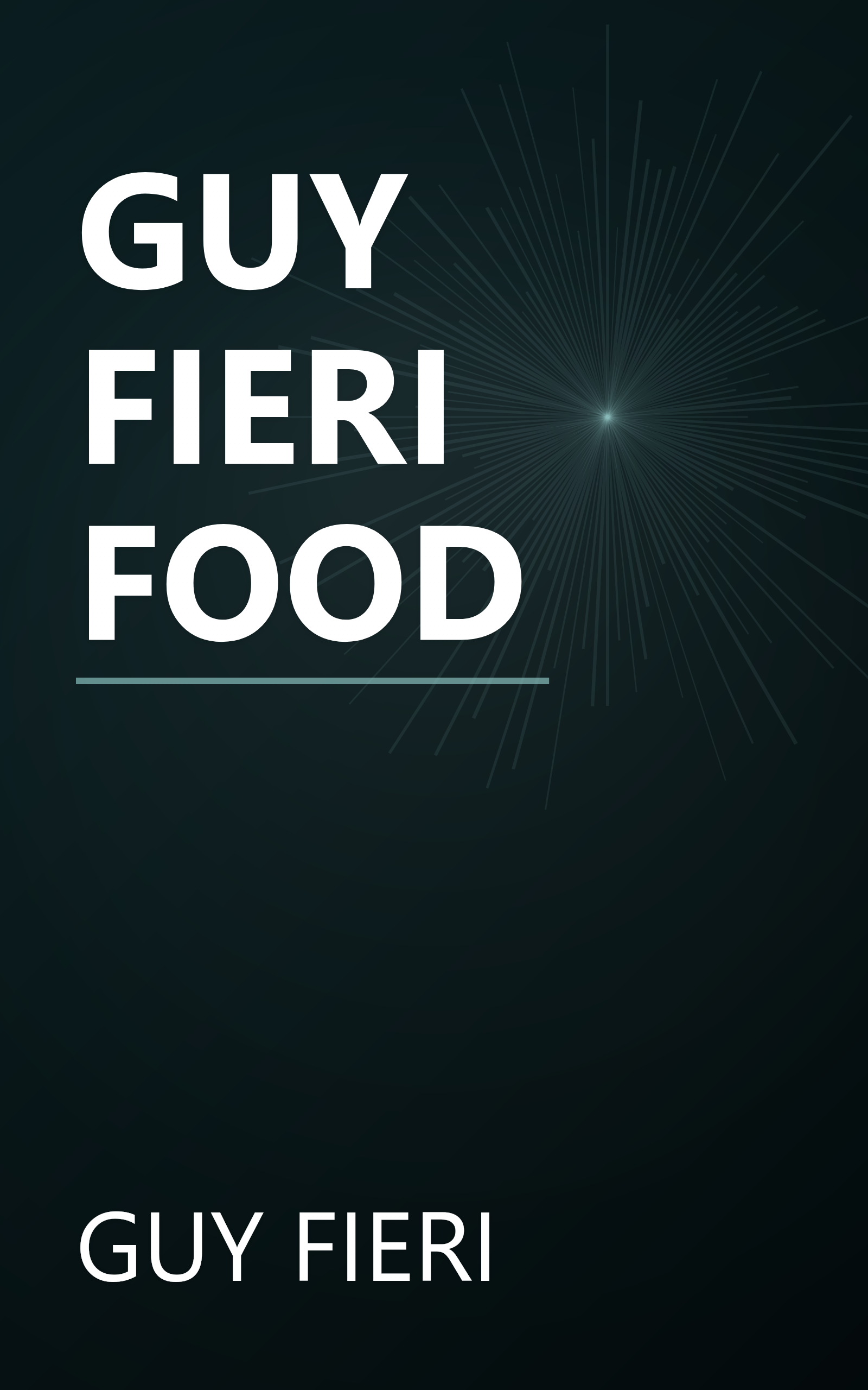 GUY FIERI FOOD book cover