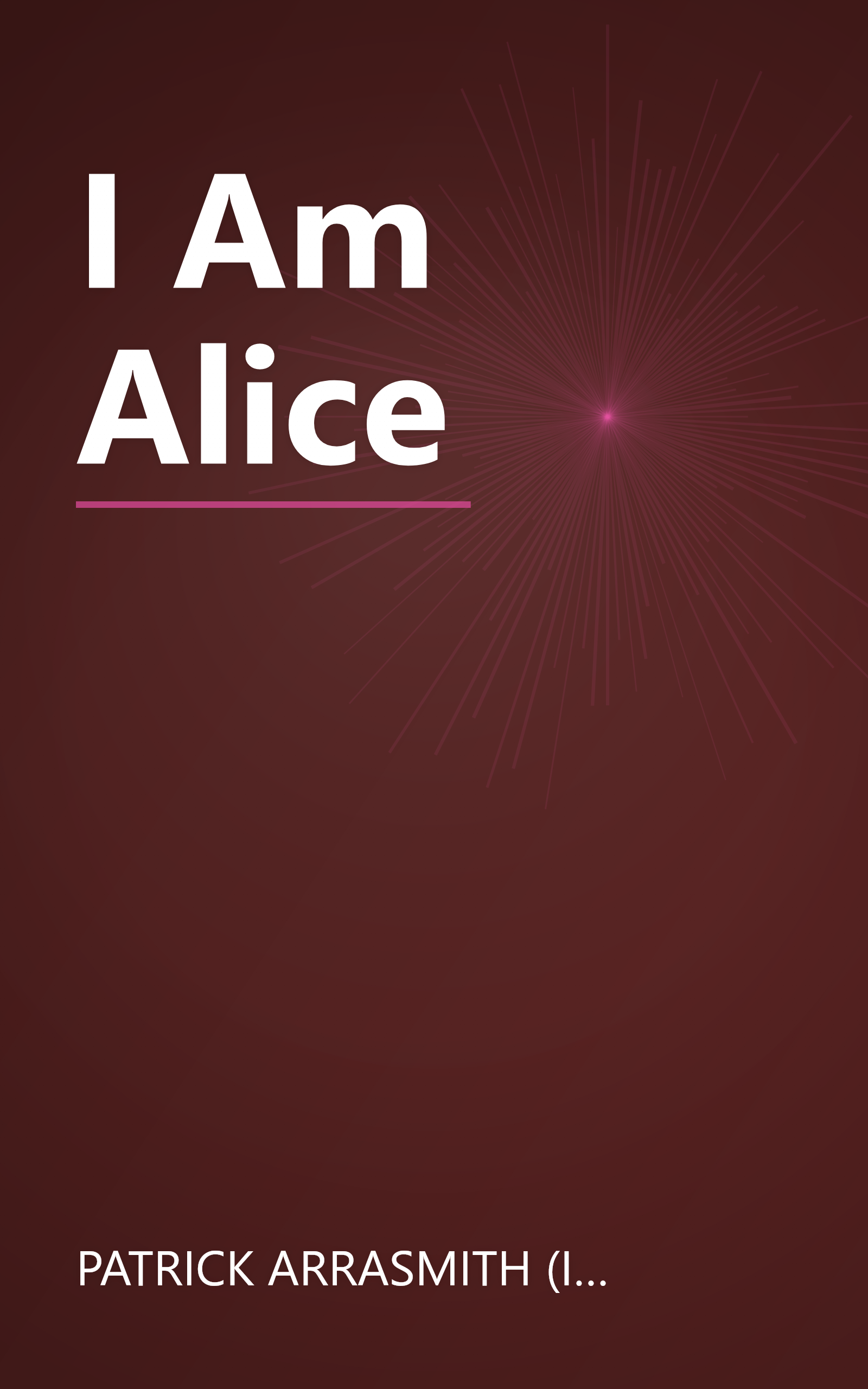 I Am Alice book cover