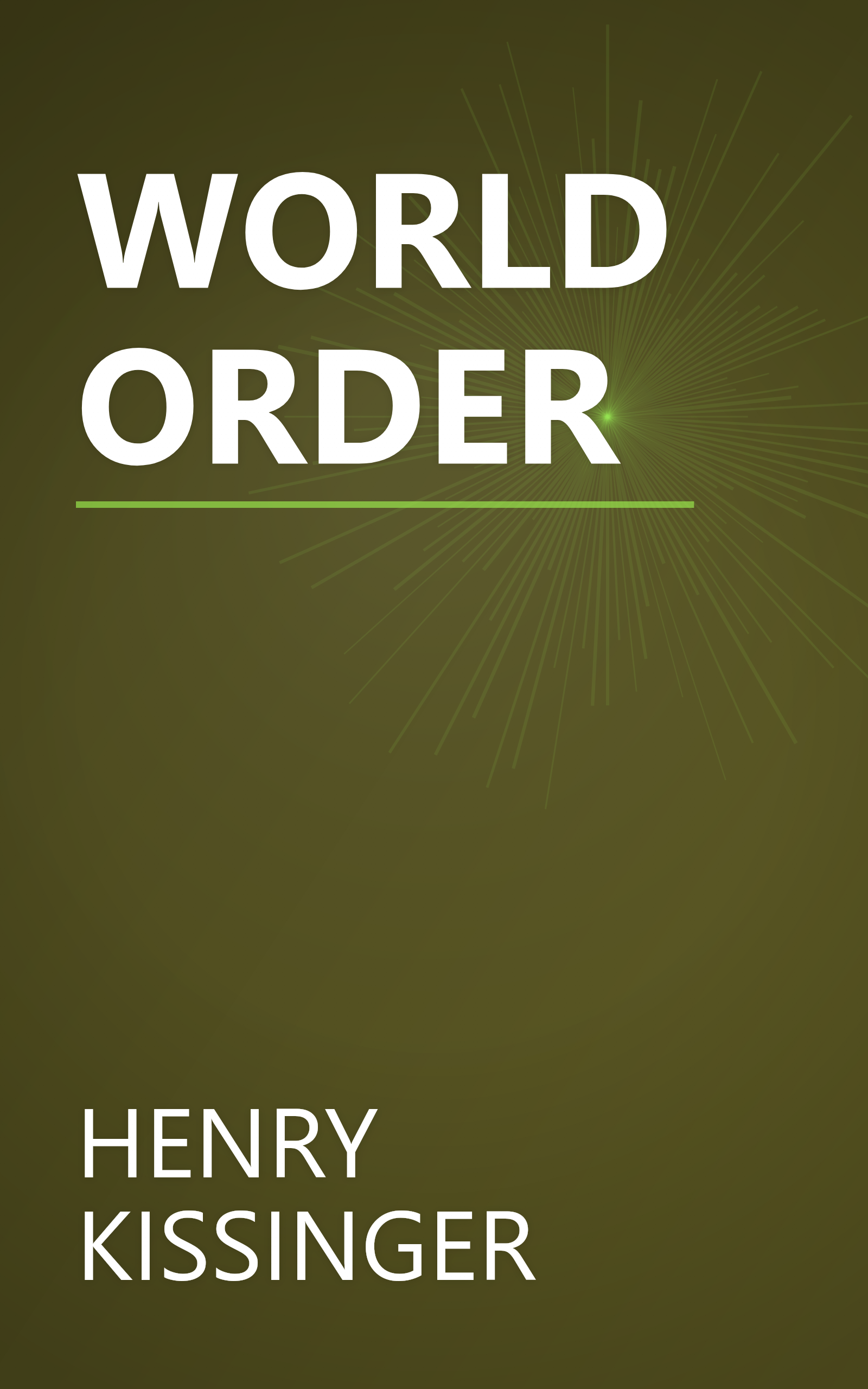 WORLD ORDER book cover