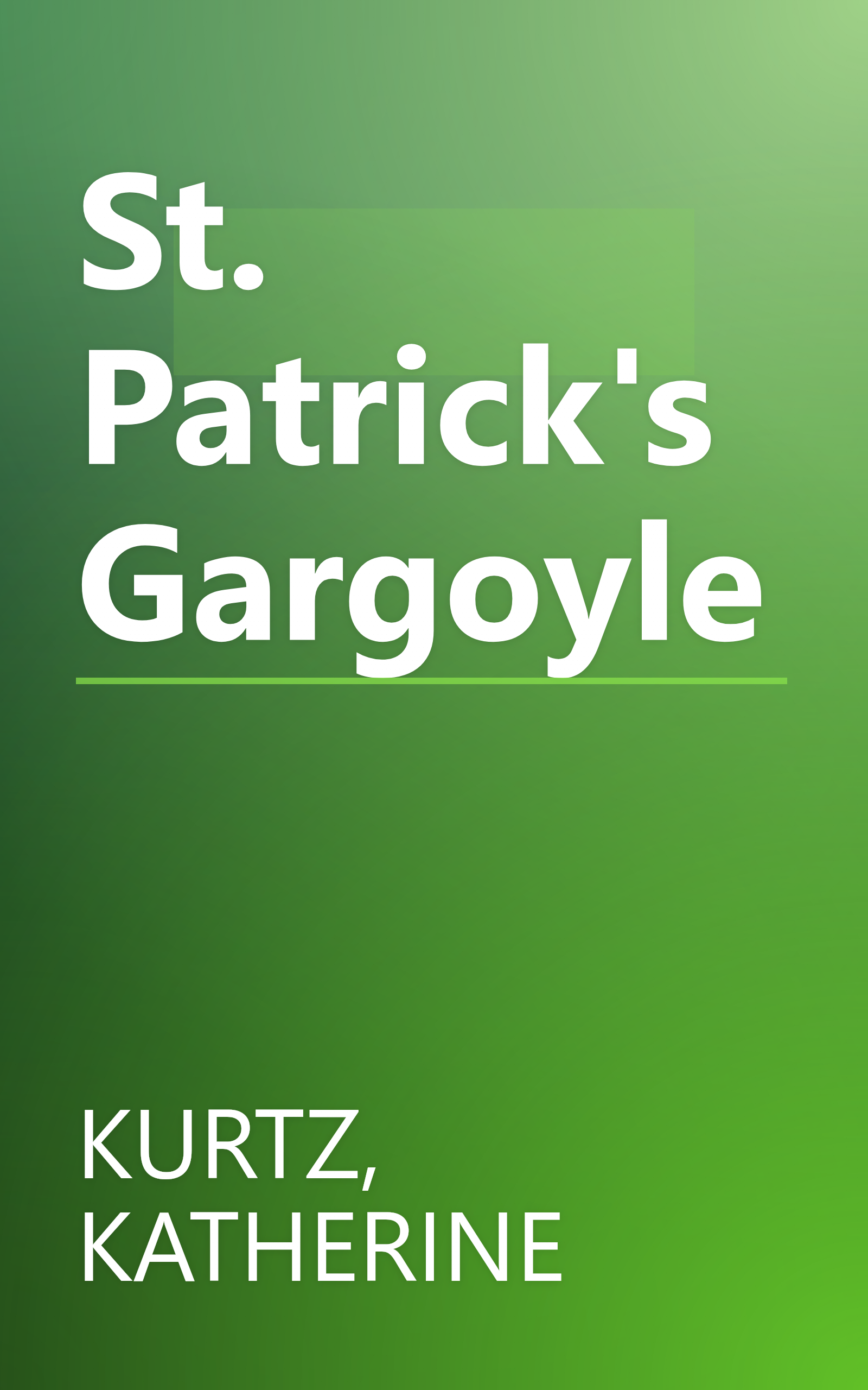 St. Patrick's Gargoyle book cover
