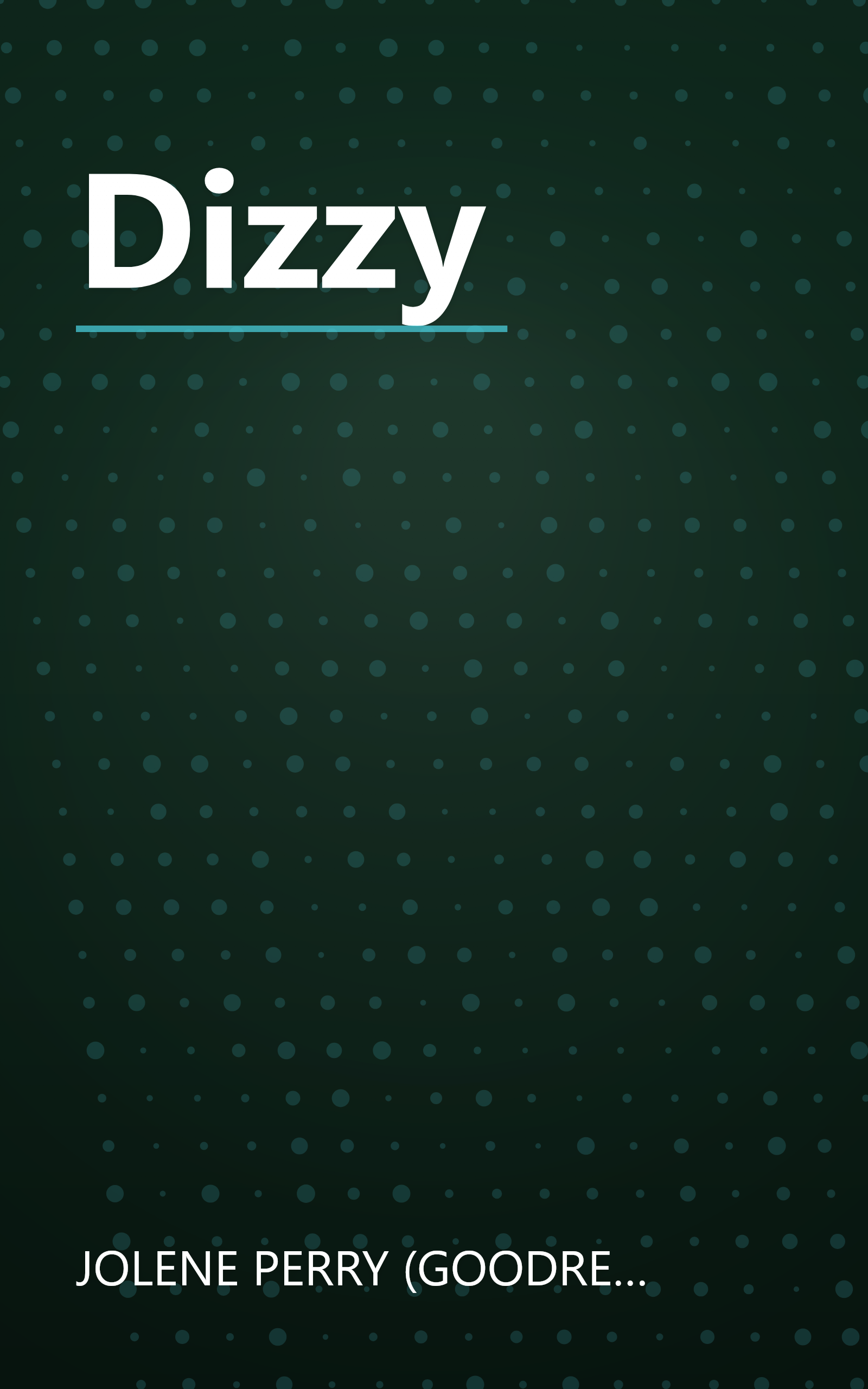 Dizzy book cover
