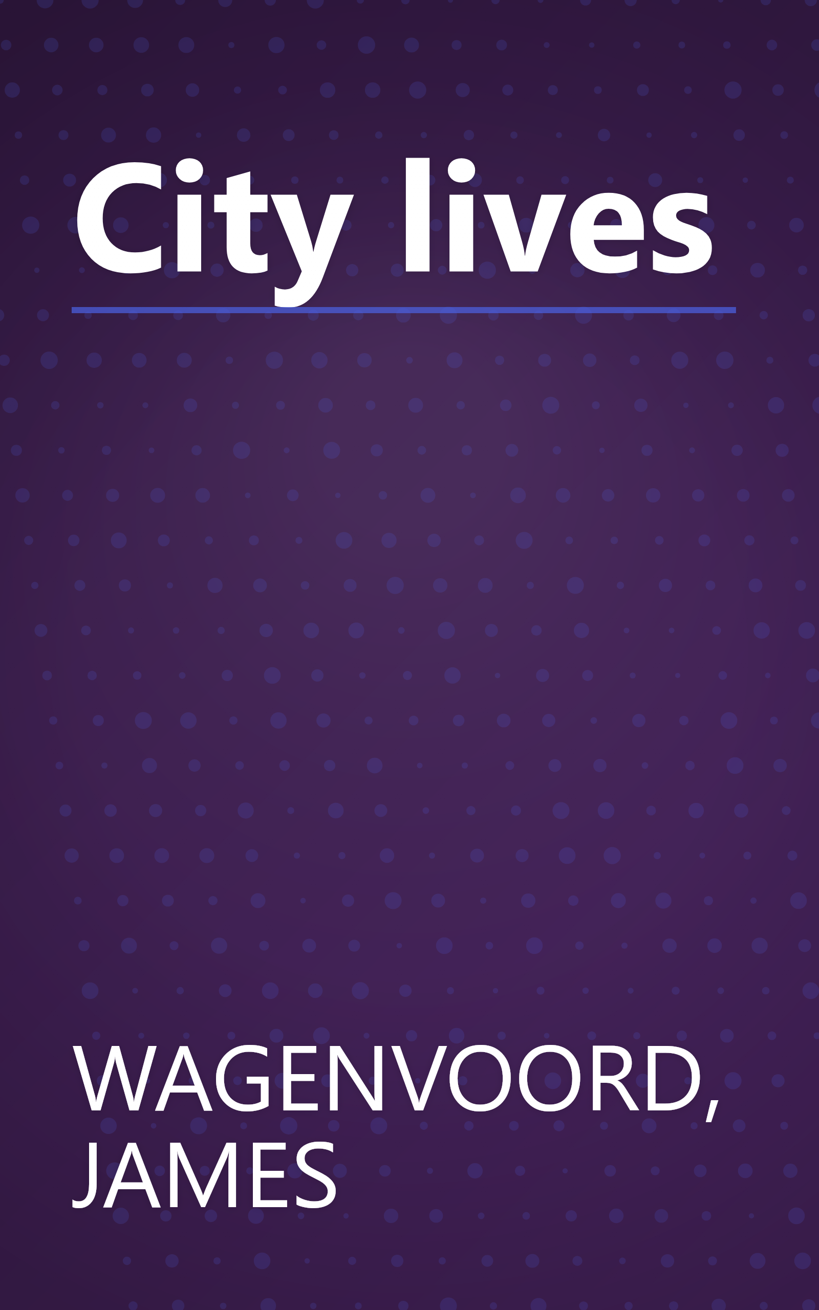 City lives book cover