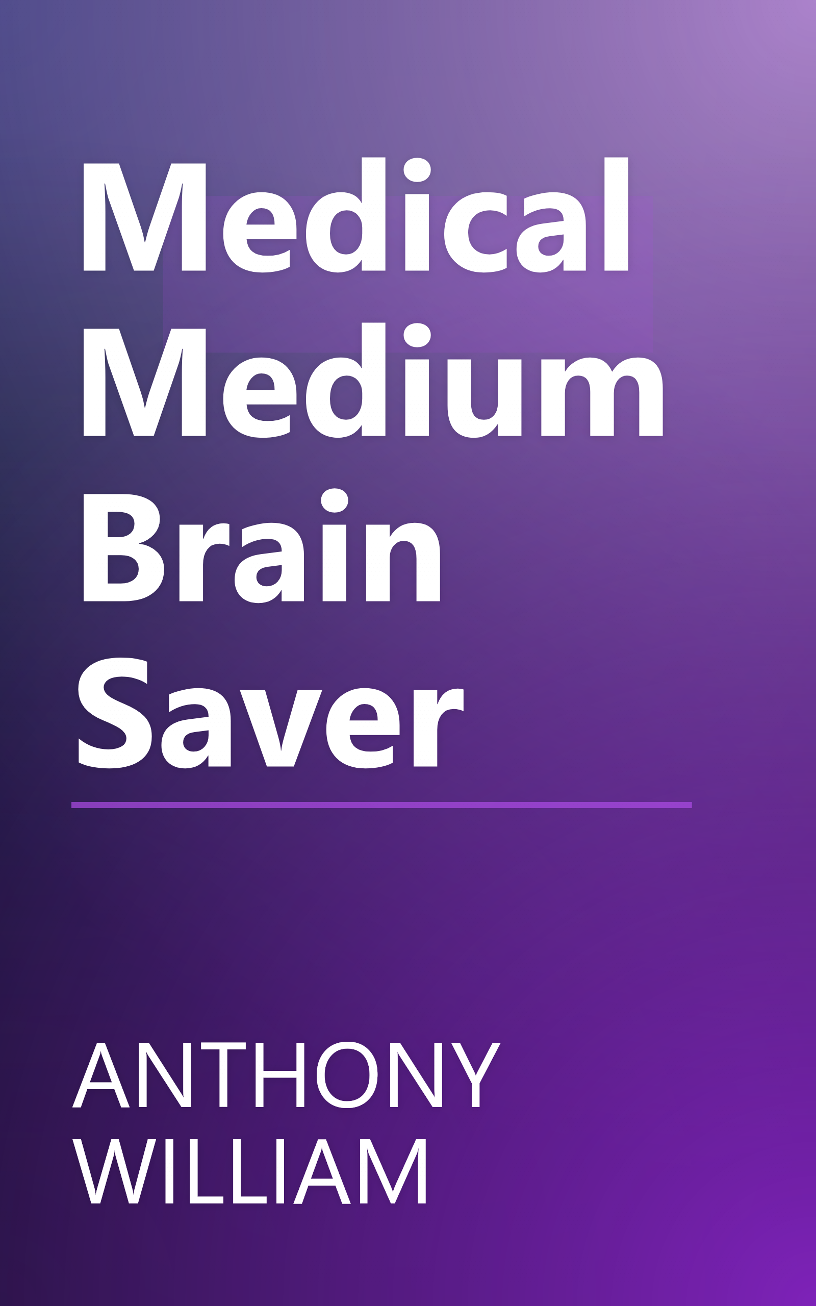 Medical Medium Brain Saver book cover