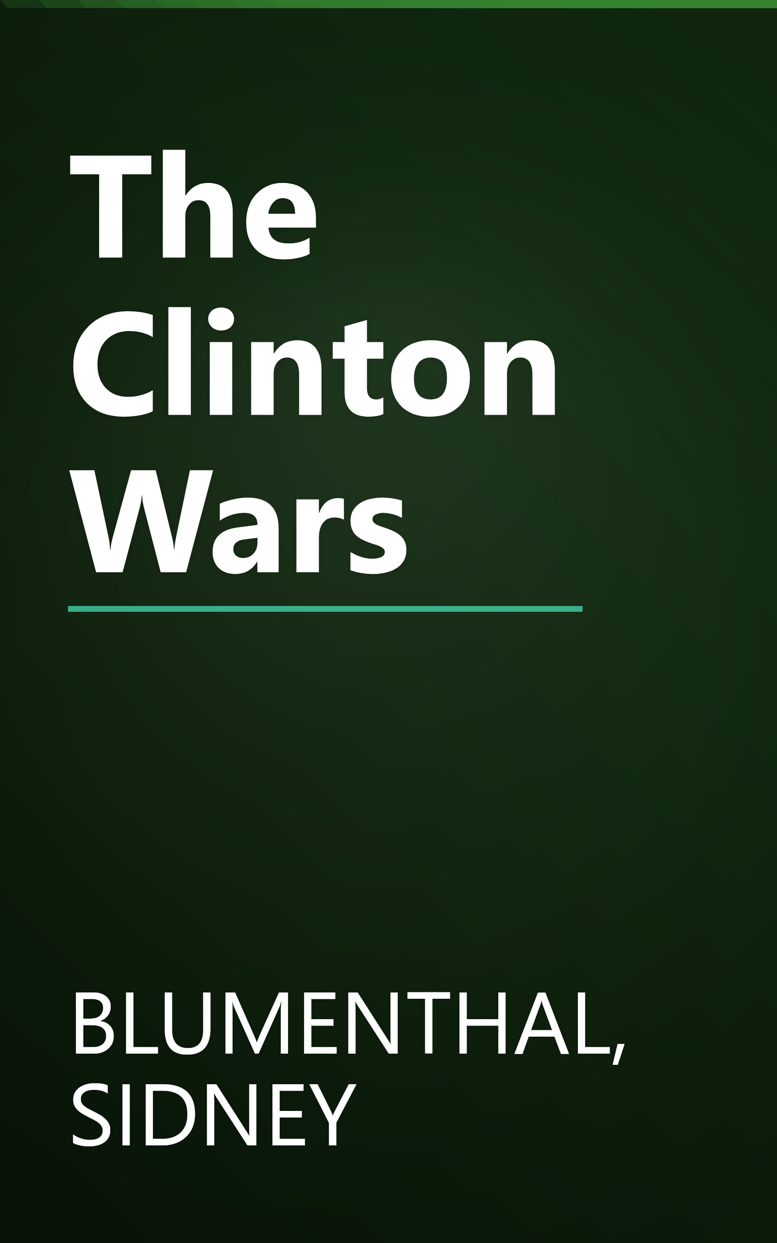 The Clinton Wars book cover