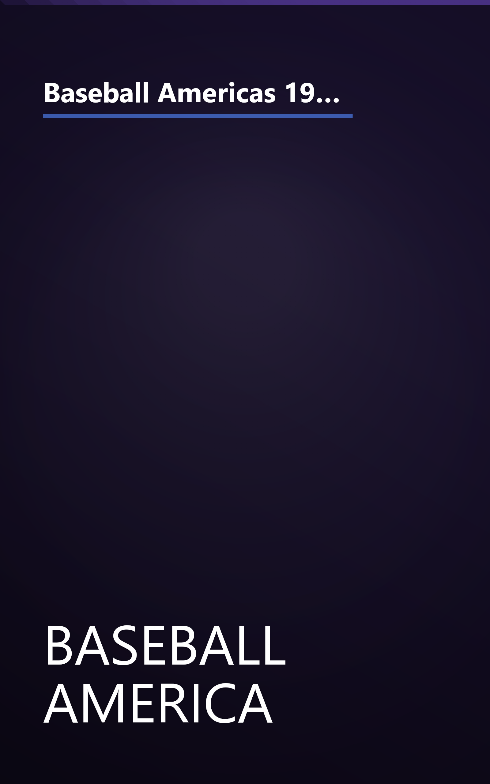 Baseball Americas 1995 Almanac: A Comprehensive Review of the 1994 Season, Featuring Statistics and Commentary (Baseball America Almanac) book cover