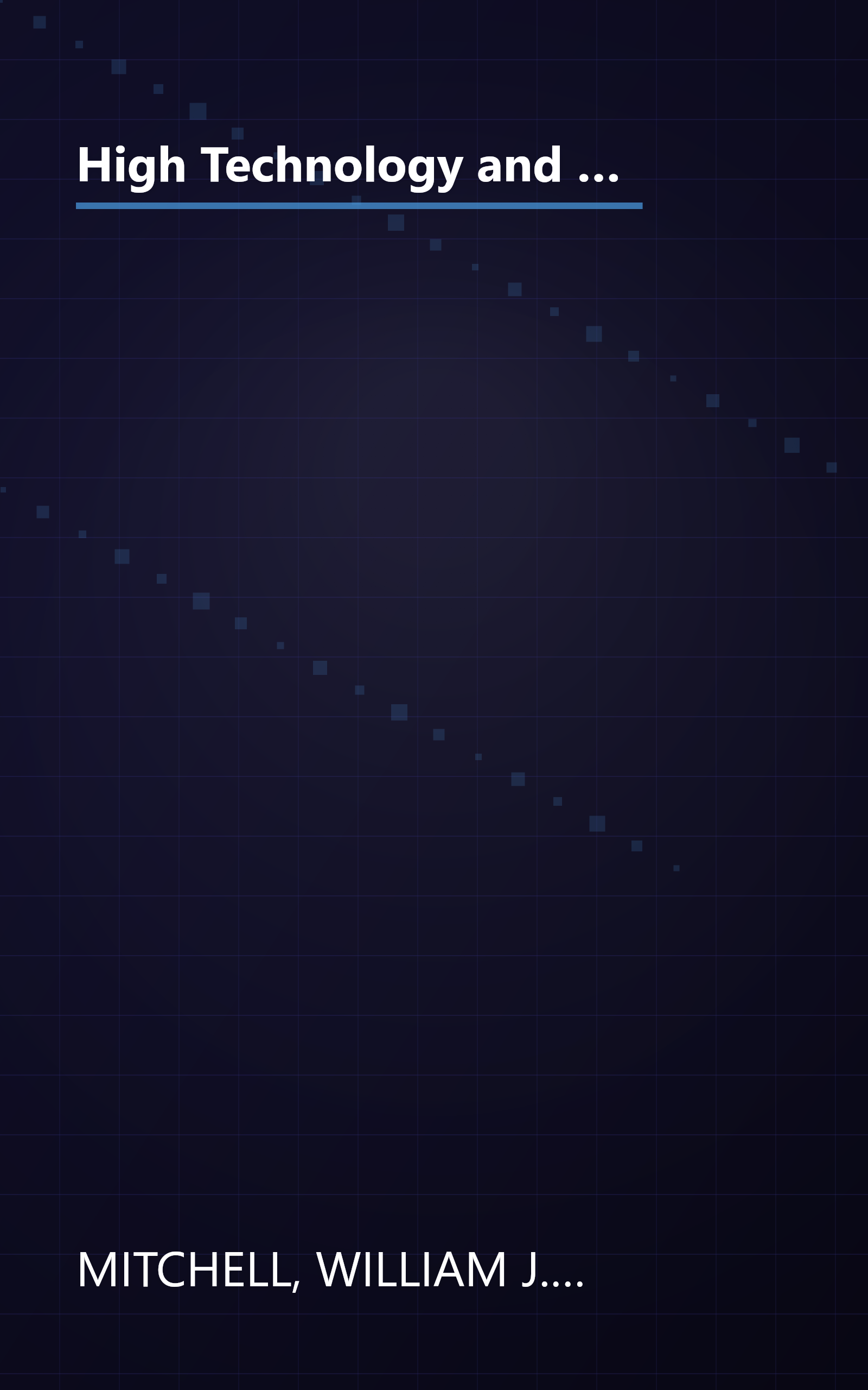 High Technology and Low-Income Communities: Prospects for the Positive Use of Advanced Information Technology book cover