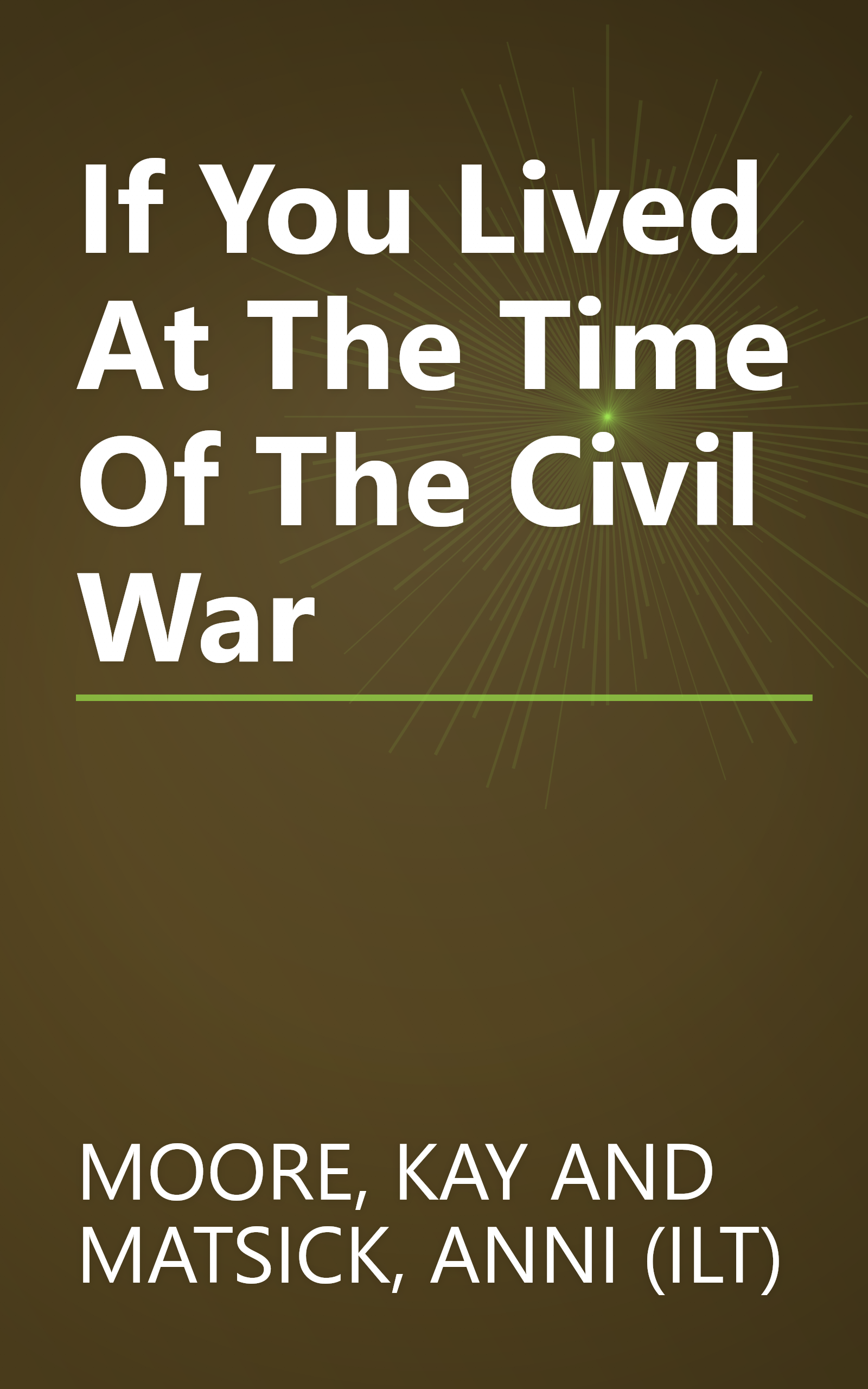 If You Lived At The Time Of The Civil War book cover