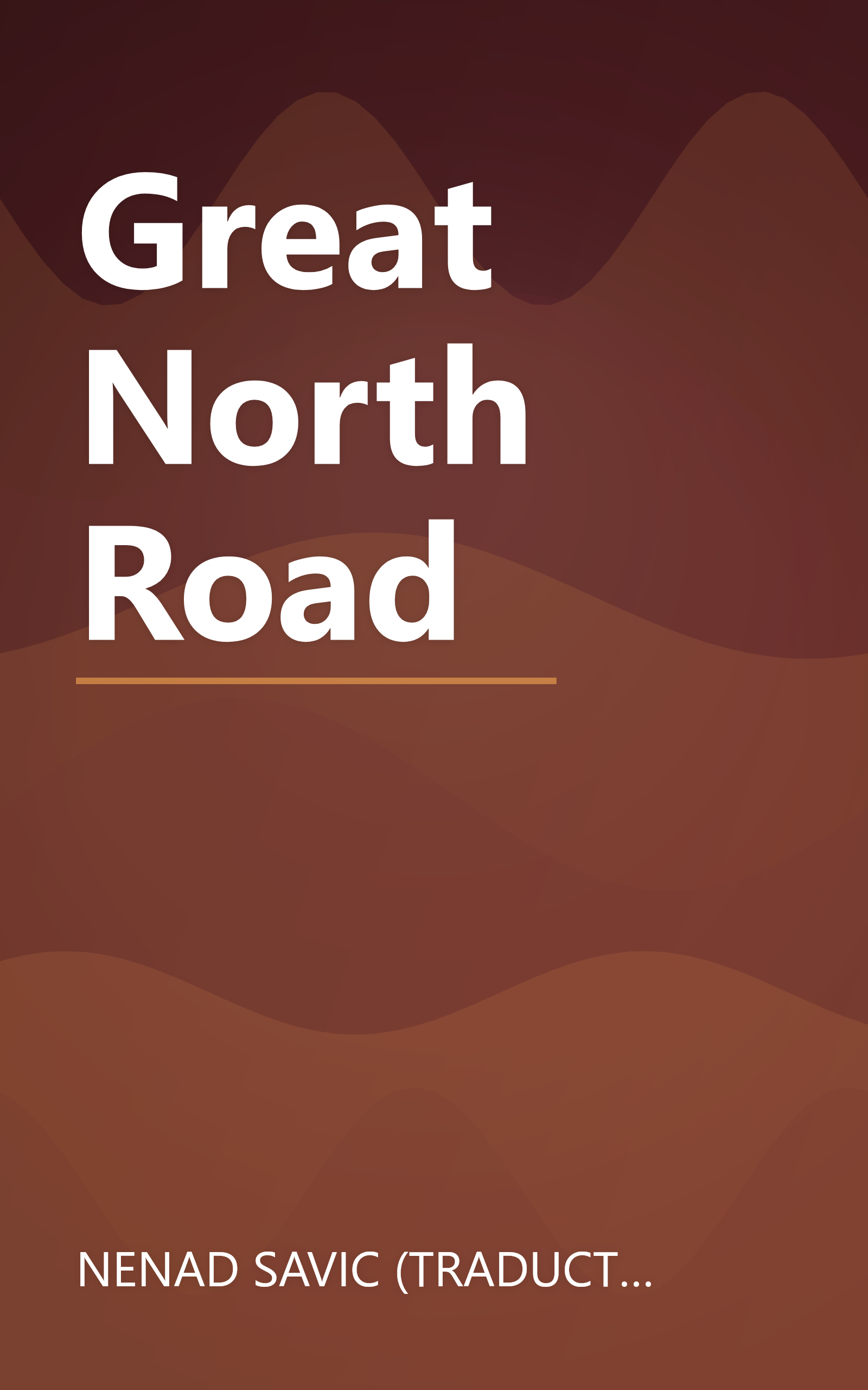 Great North Road book cover