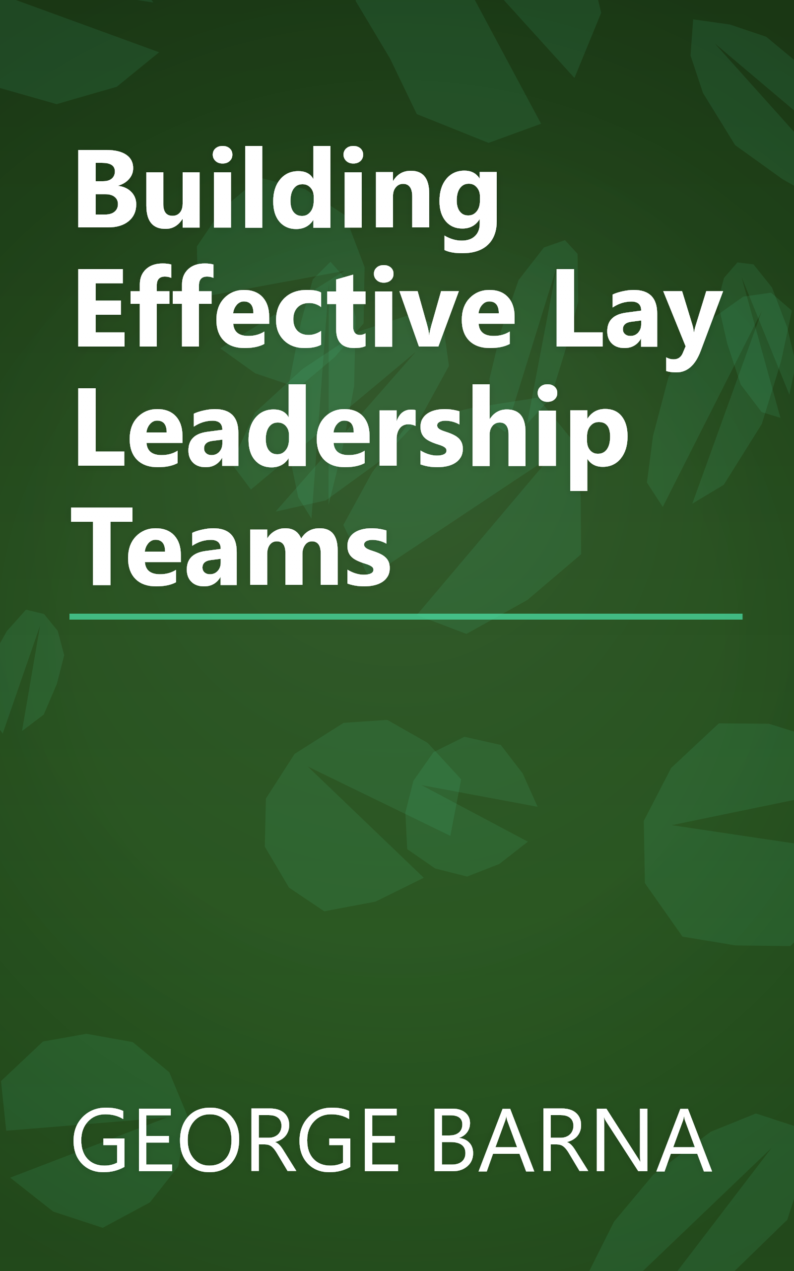 Building Effective Lay Leadership Teams book cover