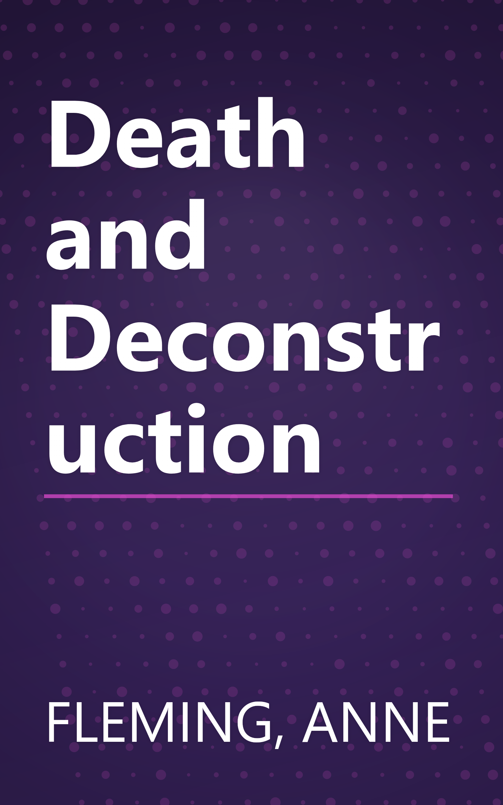 Death and Deconstruction book cover