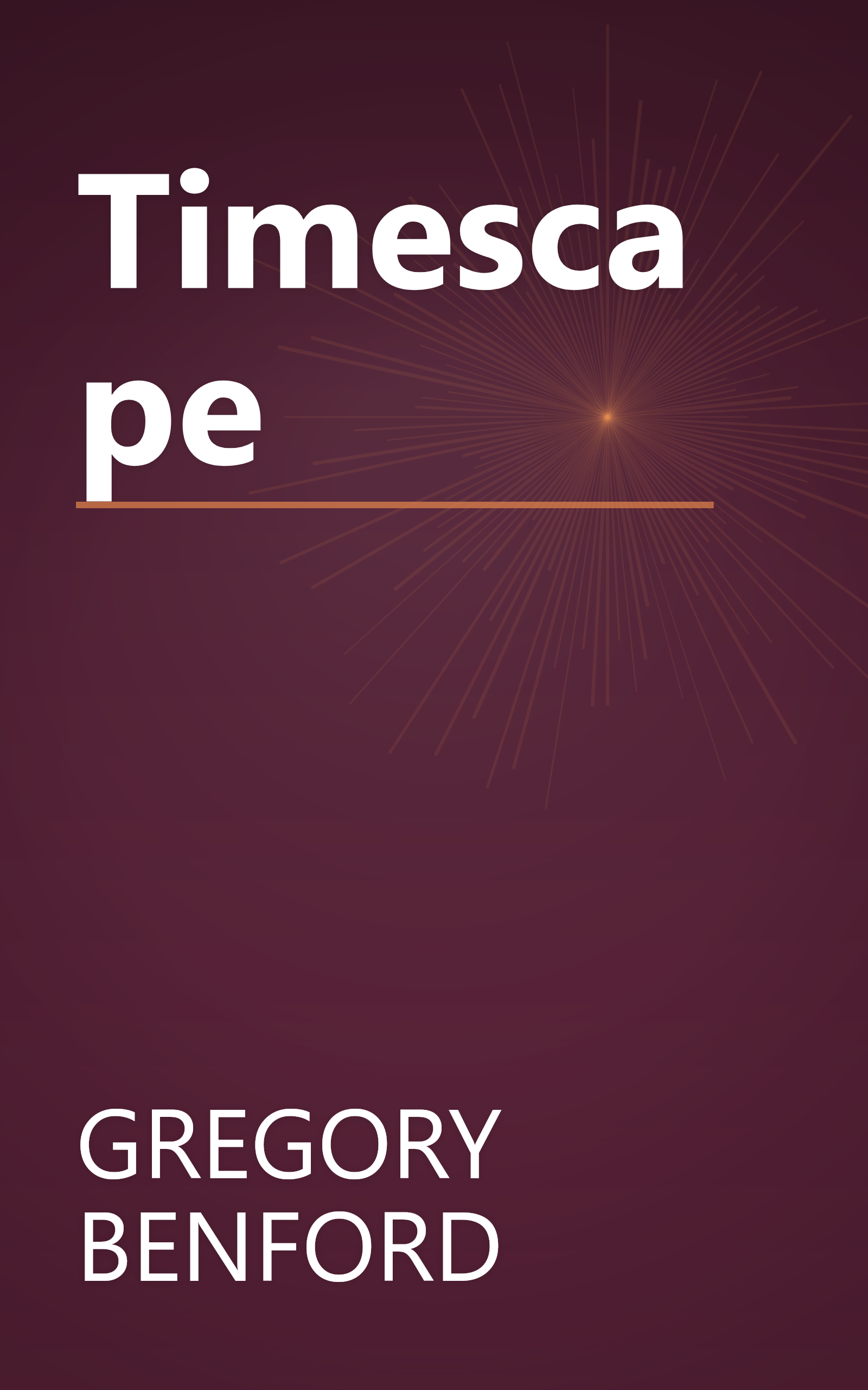 Timescape book cover