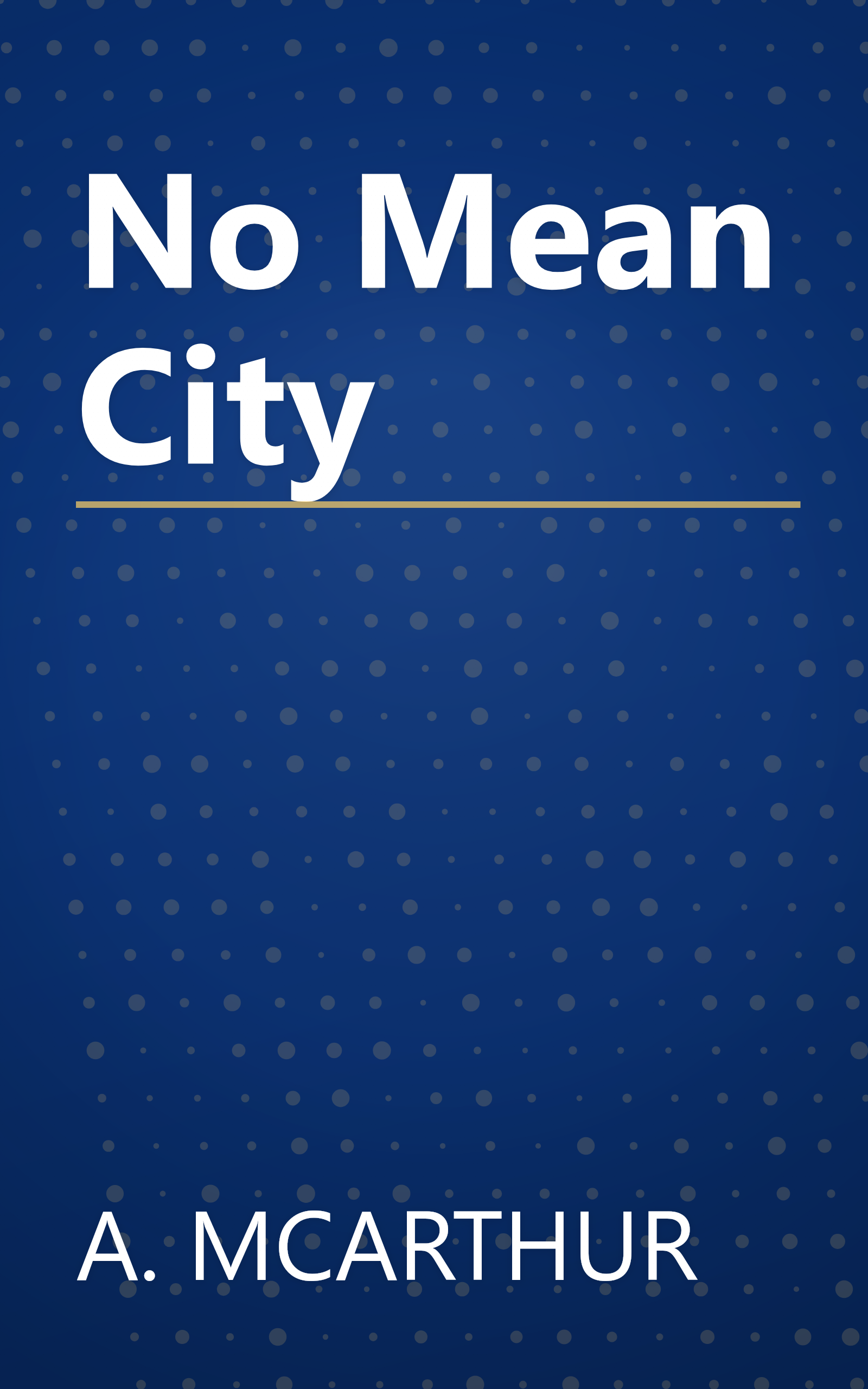 No Mean City book cover