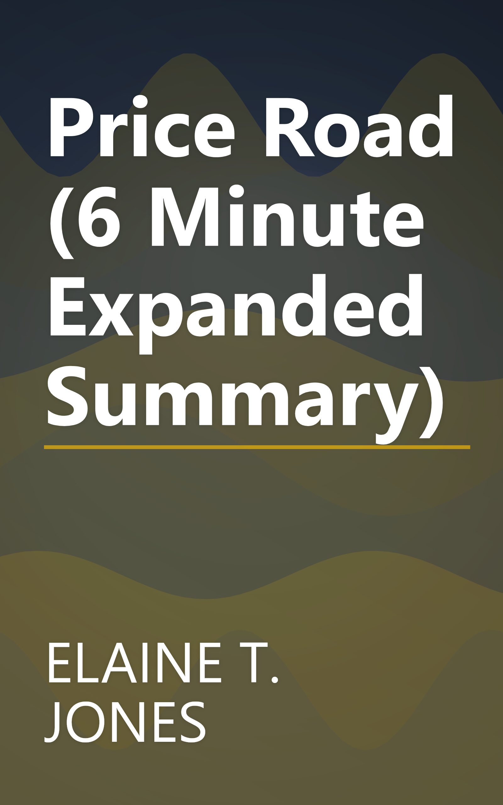 Price Road (6 Minute   Expanded Summary) book cover