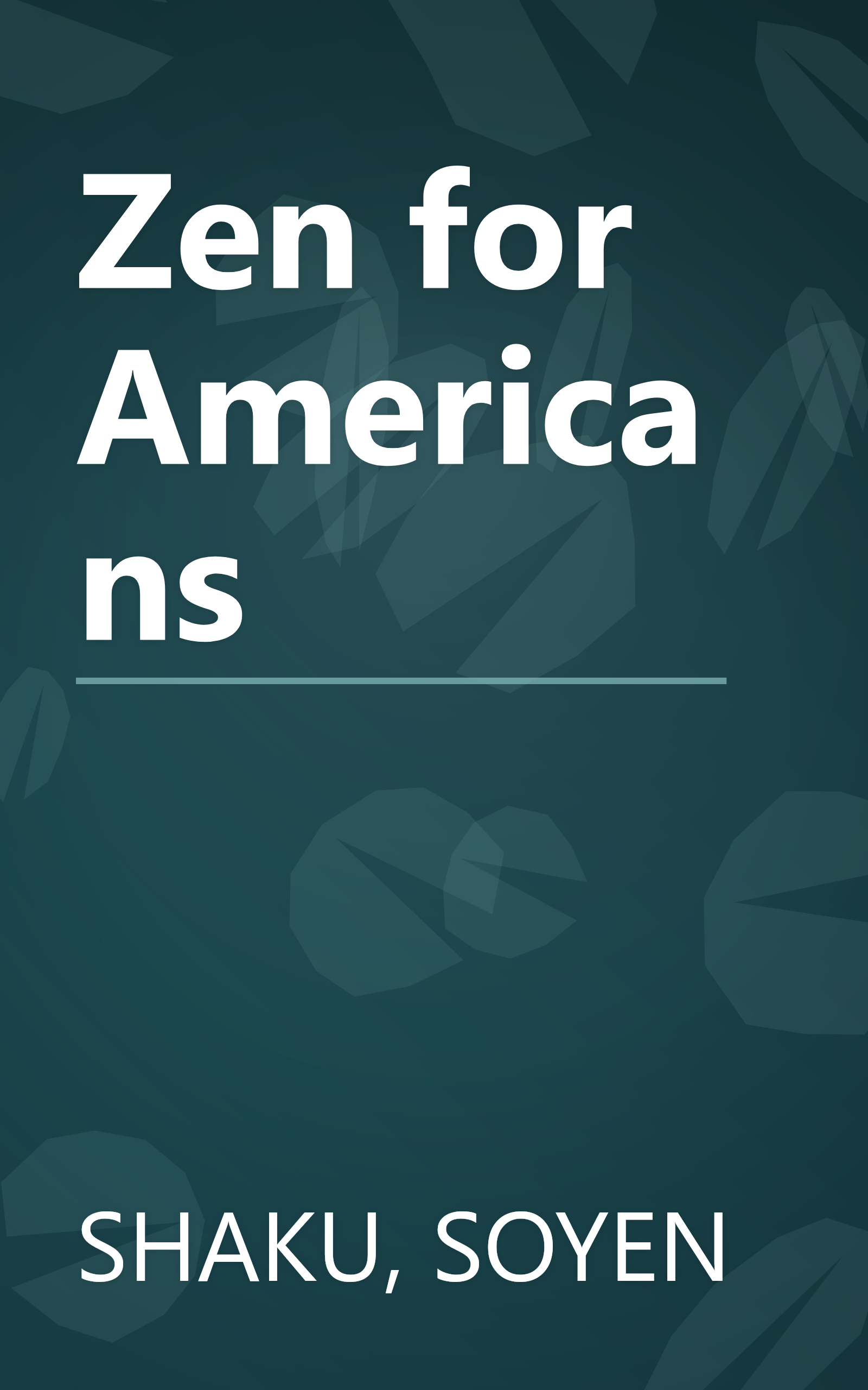 Zen for Americans book cover
