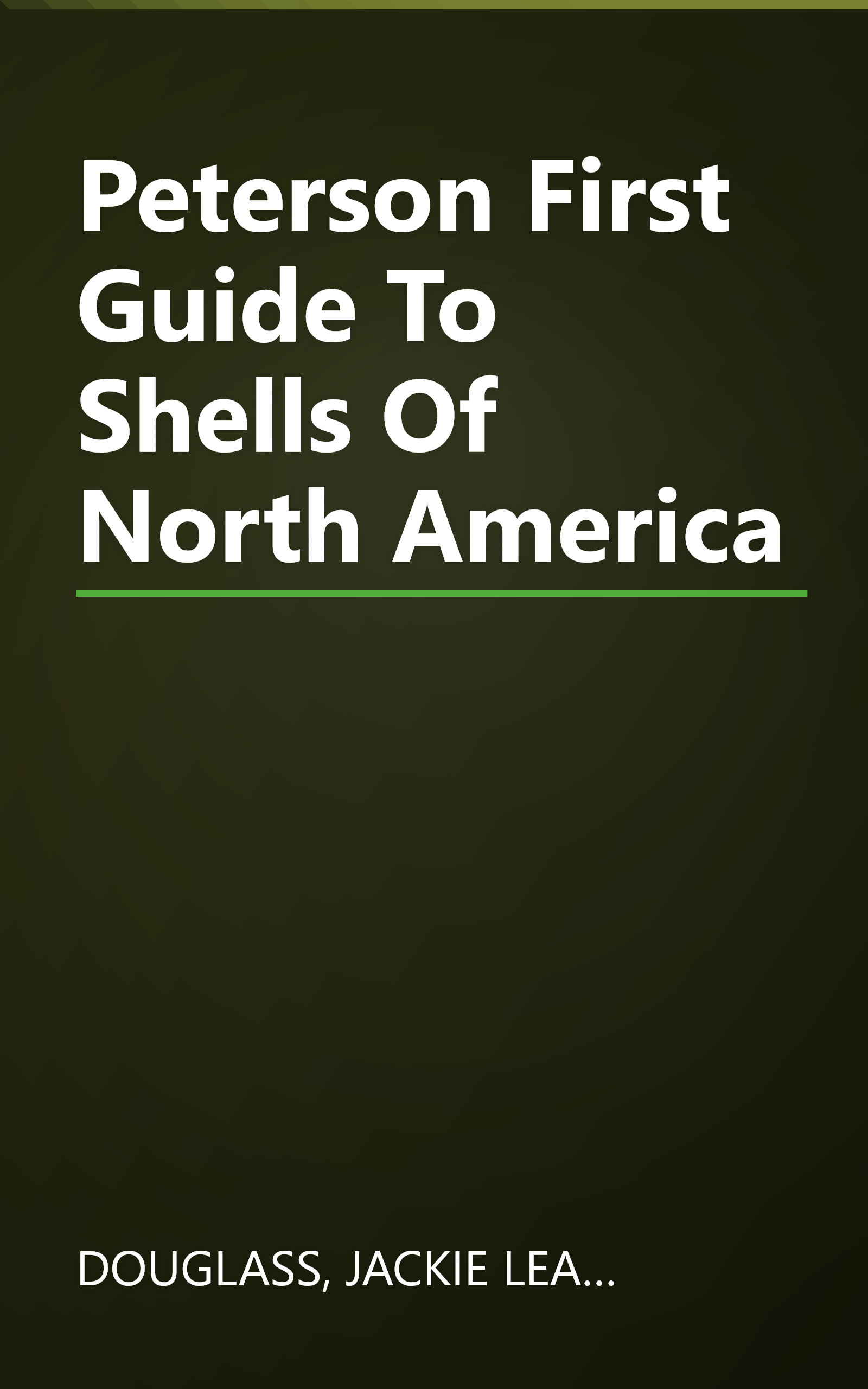 Peterson First Guide To Shells Of North America book cover