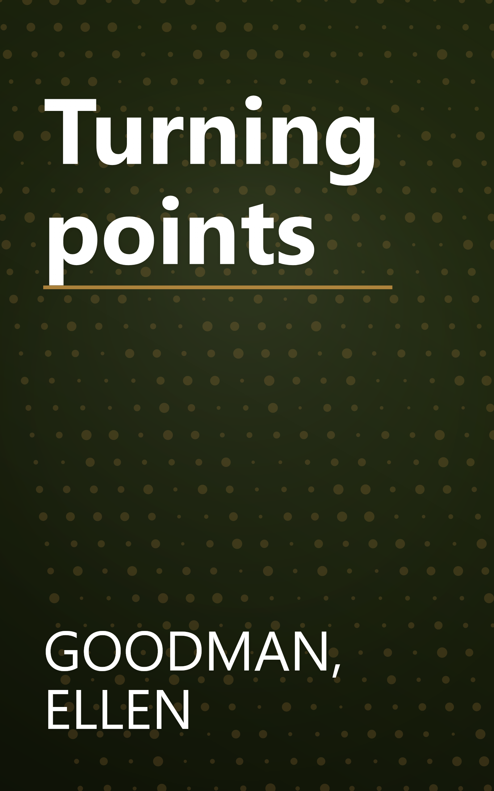 Turning points book cover
