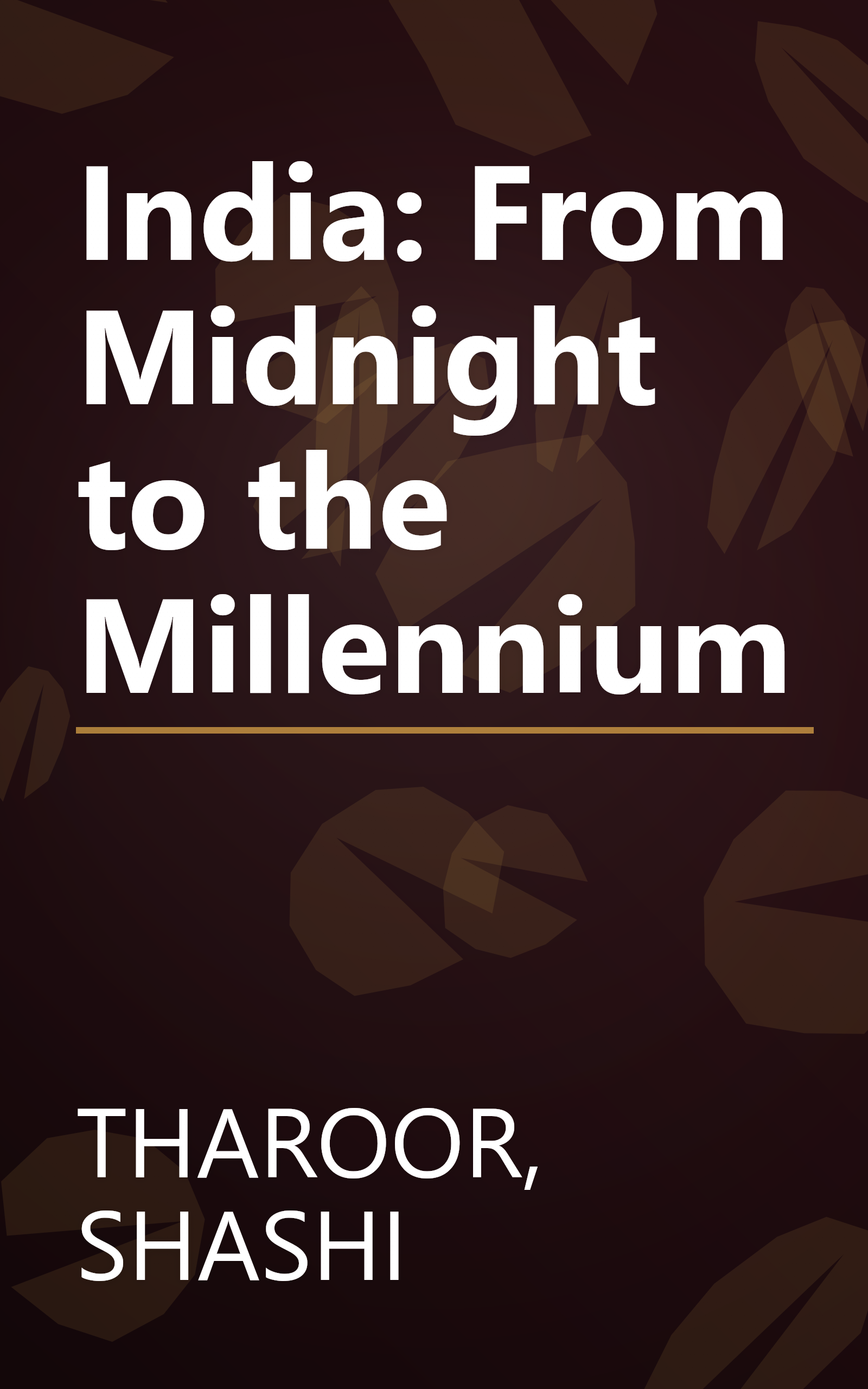 India: From Midnight to the Millennium book cover