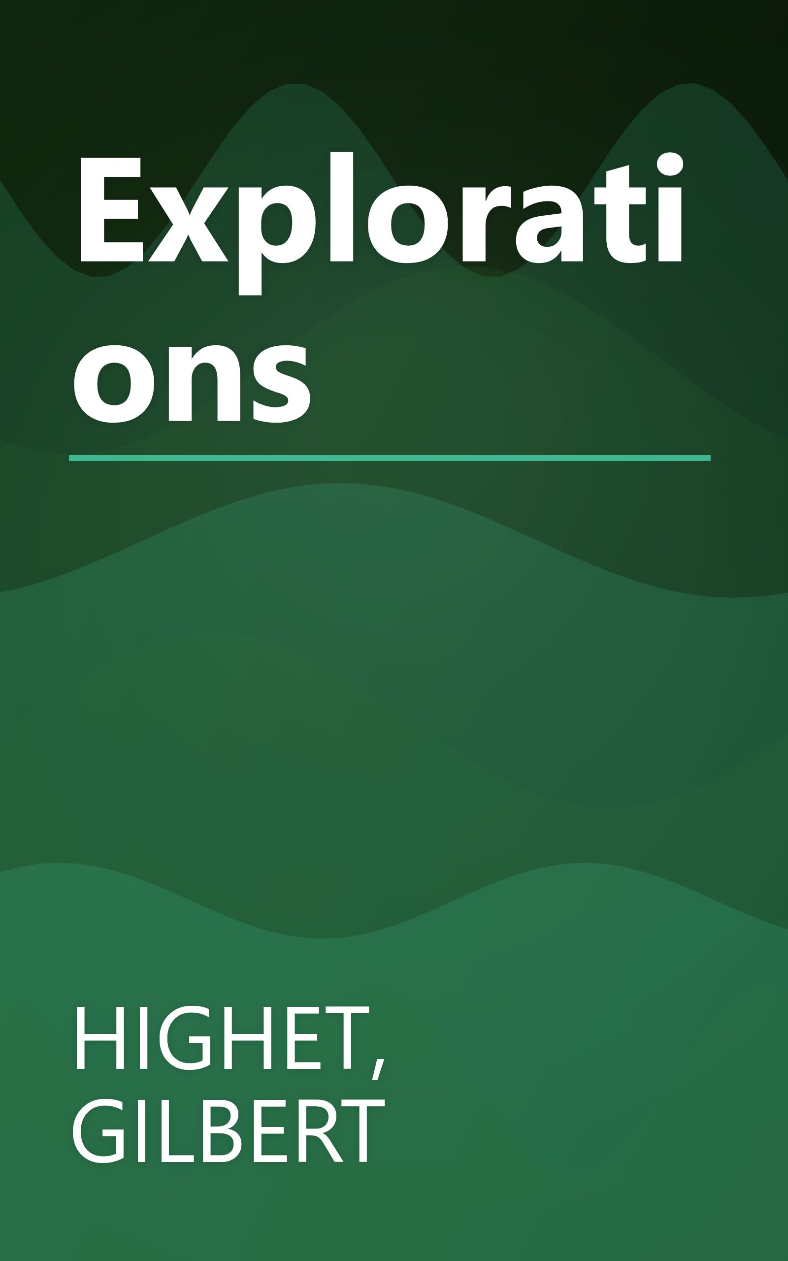 Explorations book cover