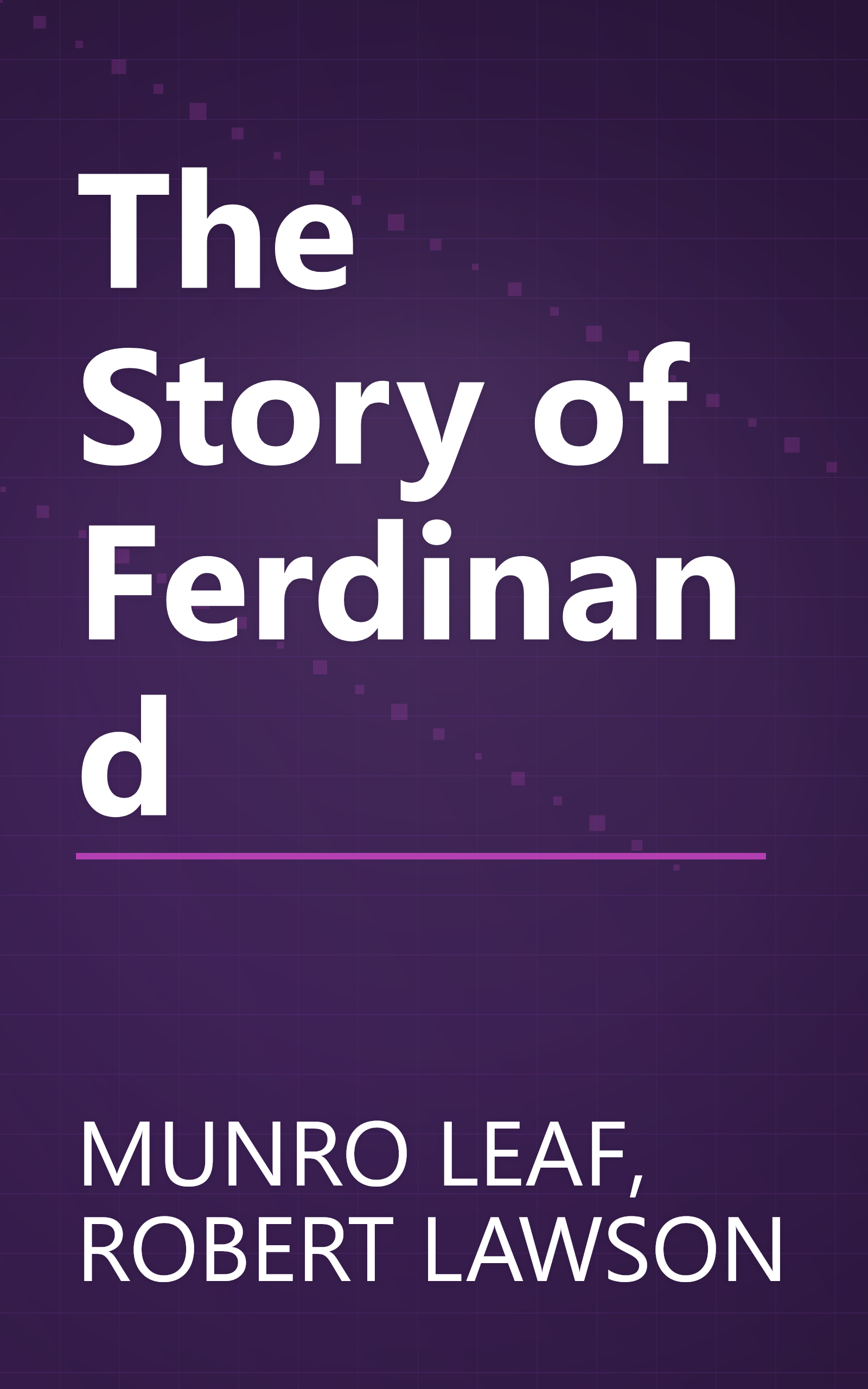 The Story of Ferdinand book cover