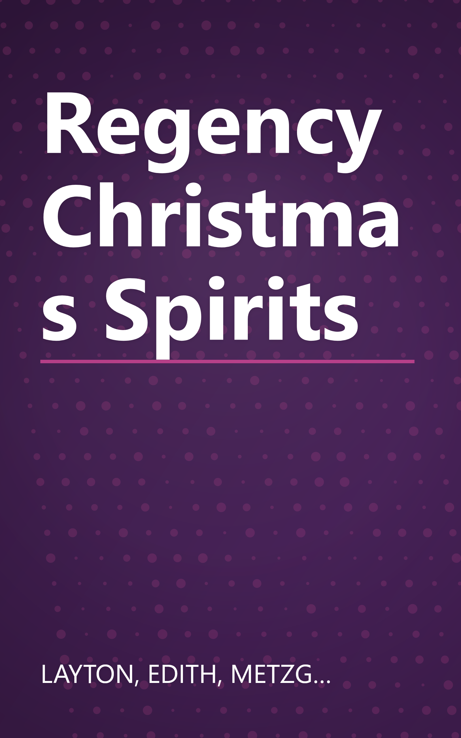 Regency Christmas Spirits book cover