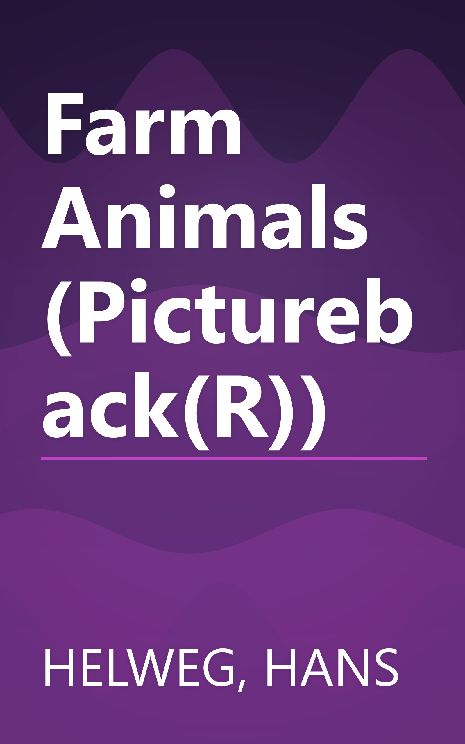 Farm Animals (Pictureback(R)) book cover