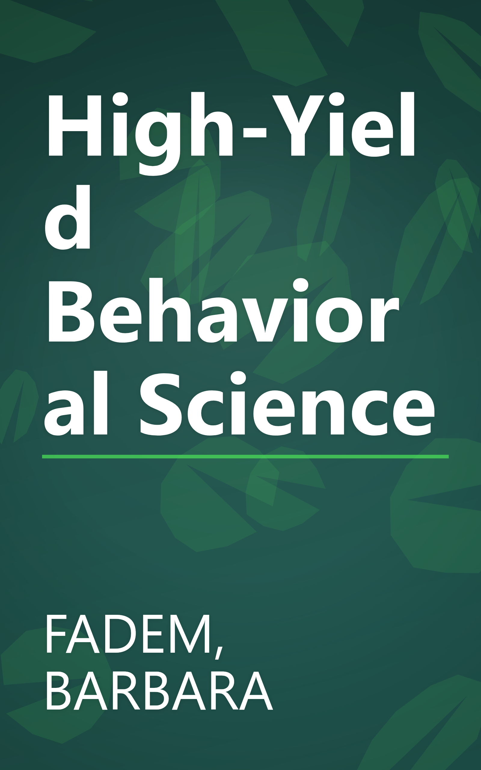 High-Yield Behavioral Science book cover