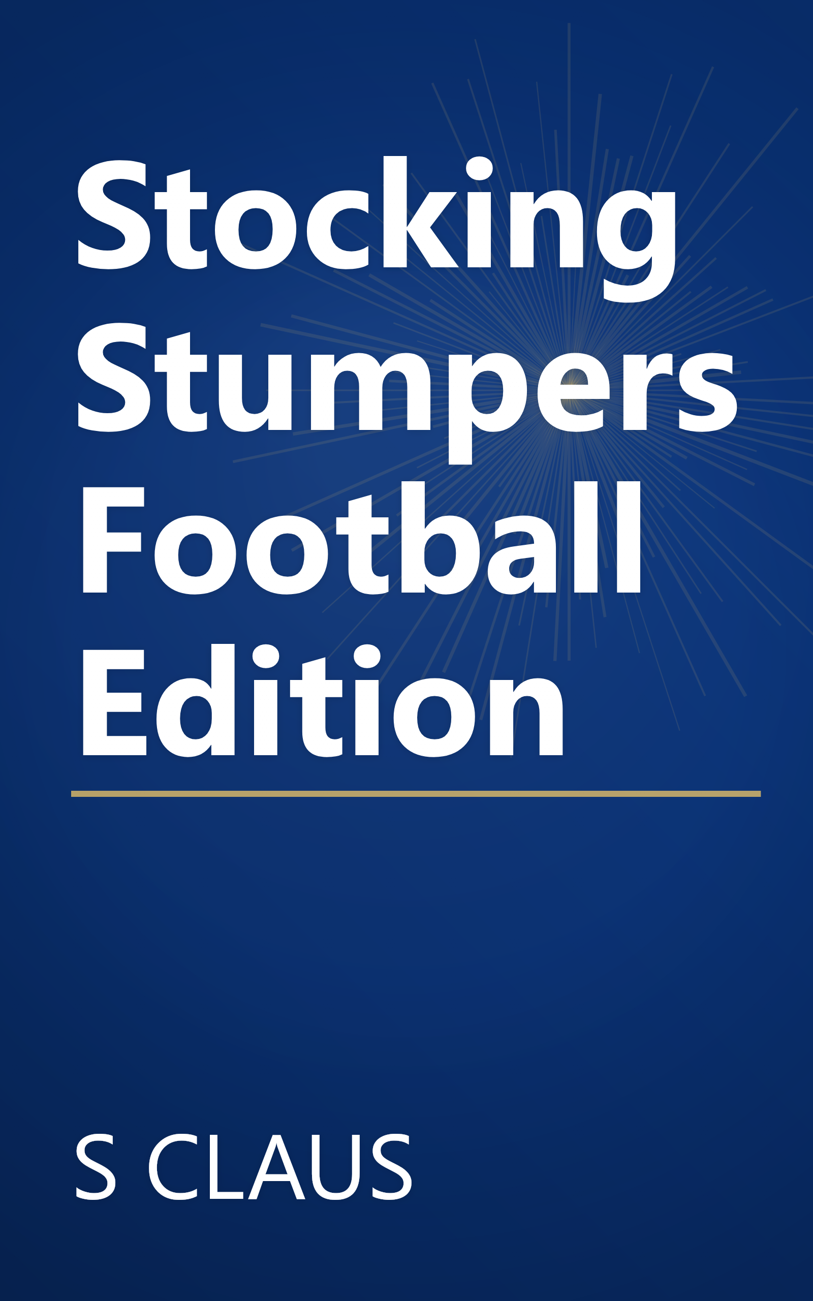 Stocking Stumpers Football Edition book cover
