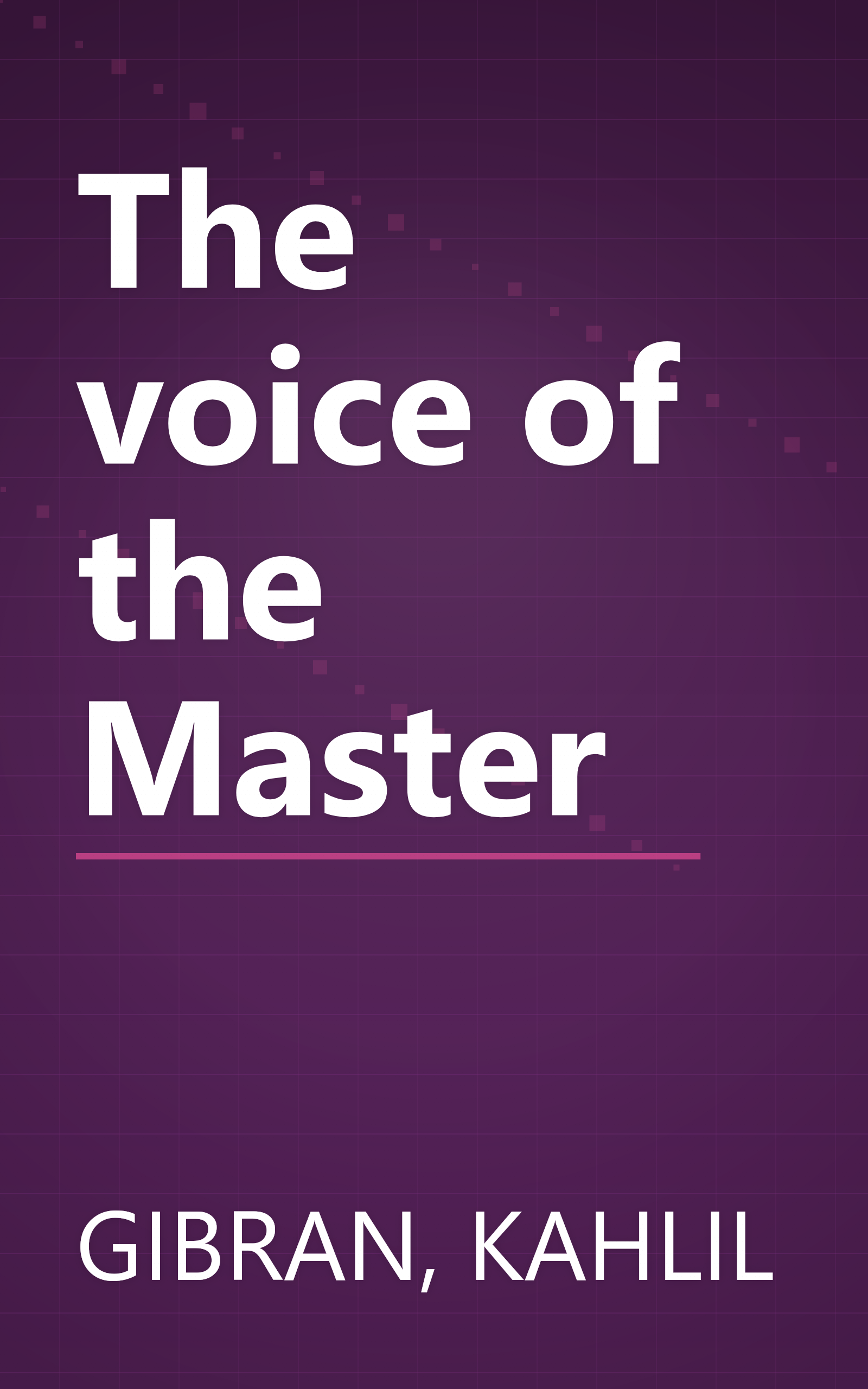 The voice of the Master book cover