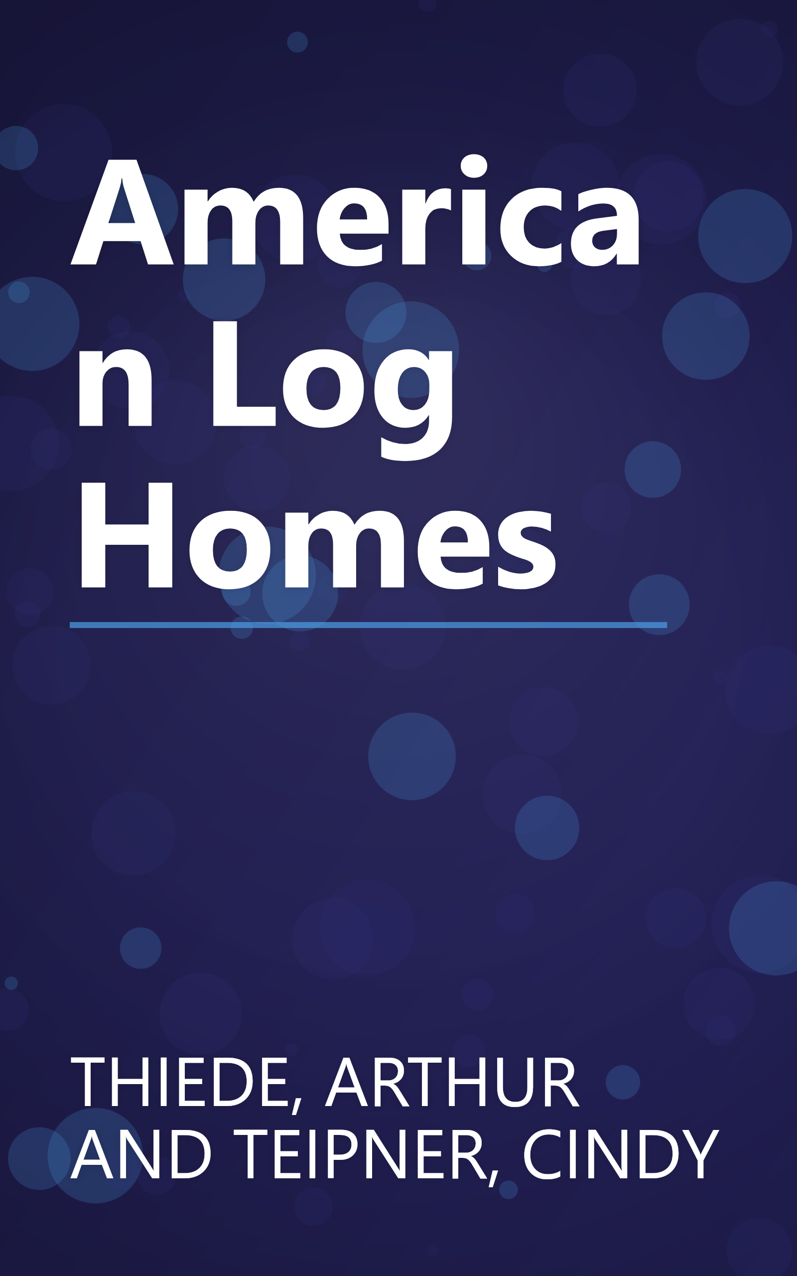 American Log Homes book cover