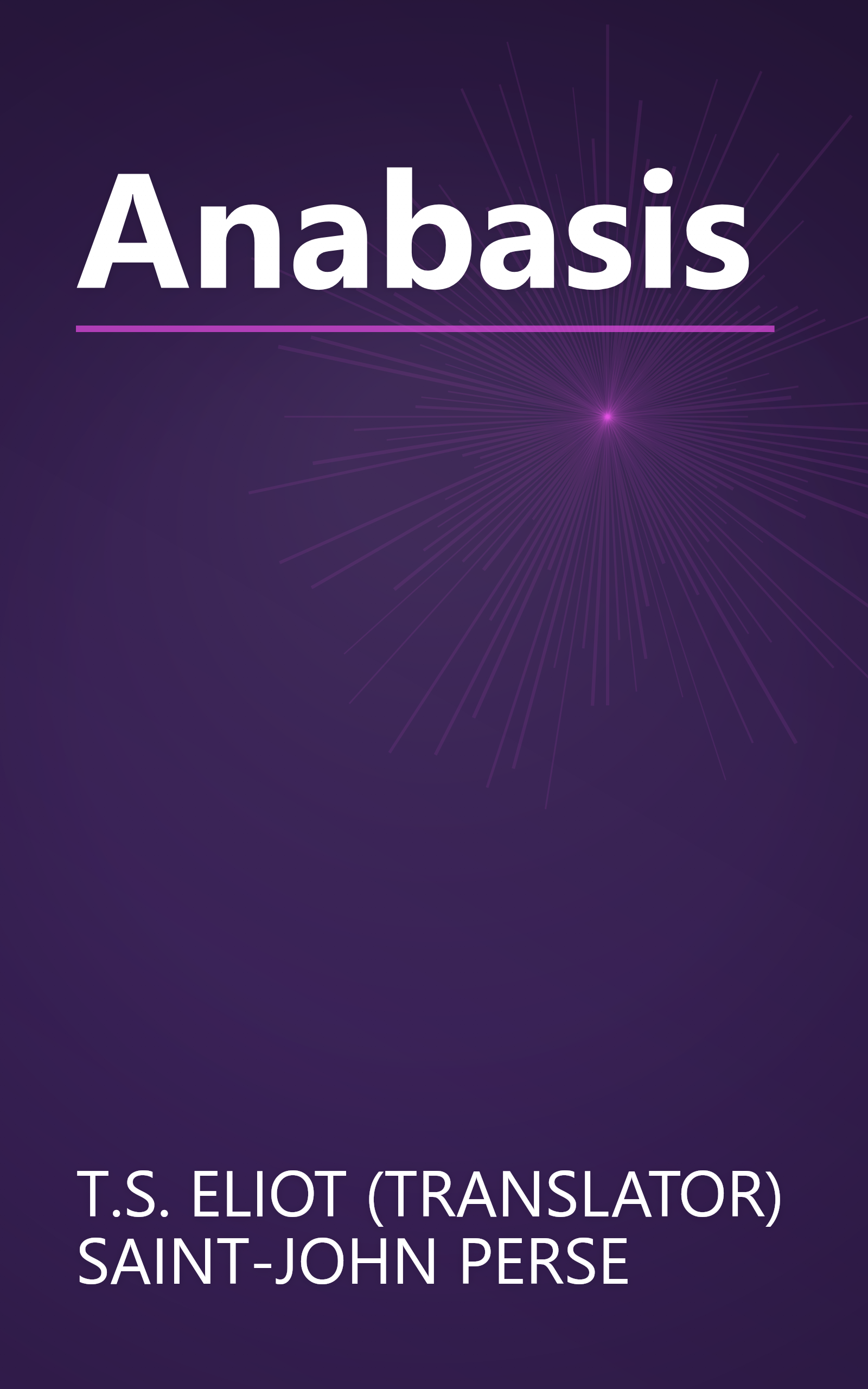 Anabasis book cover