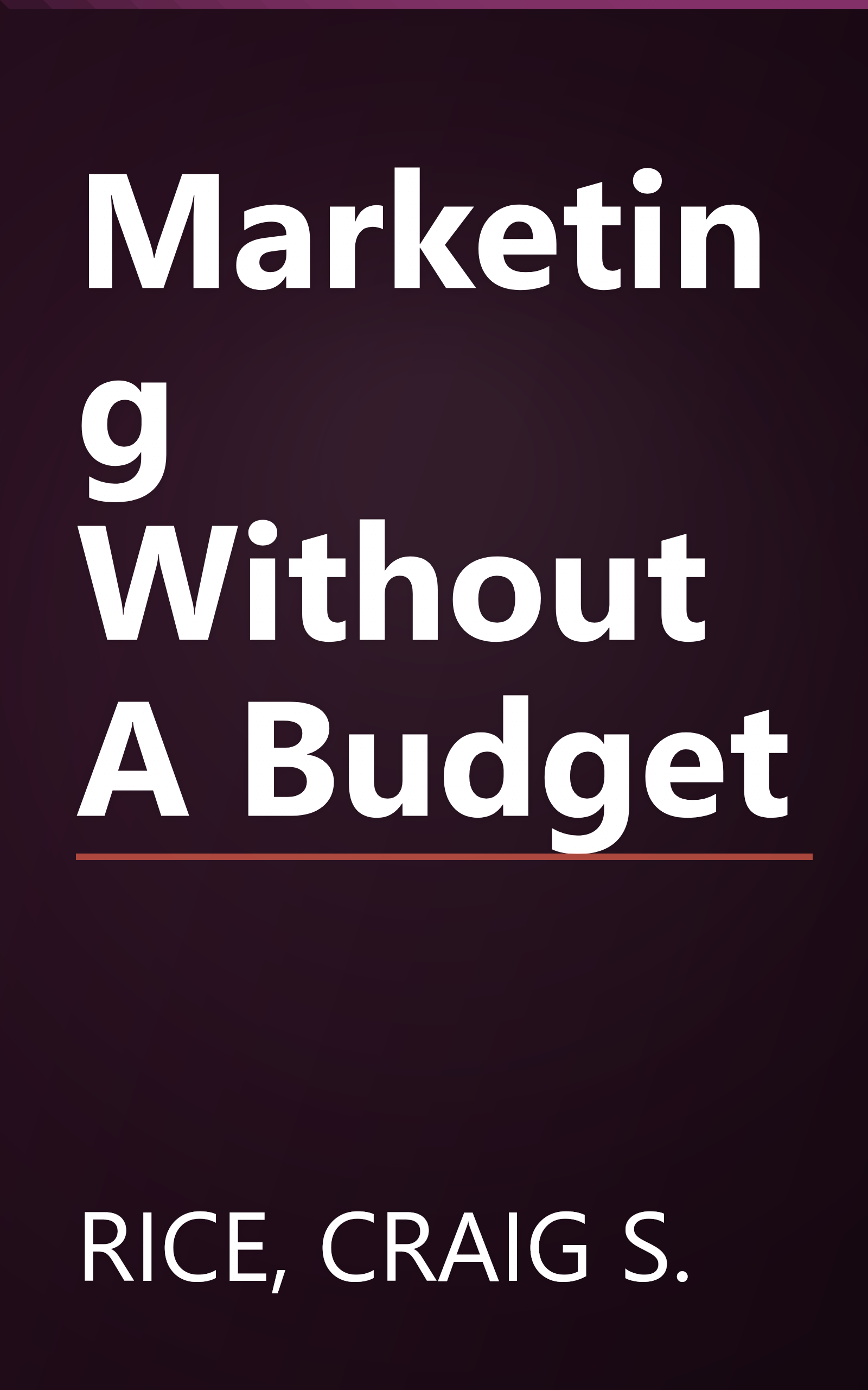 Marketing Without A Budget book cover