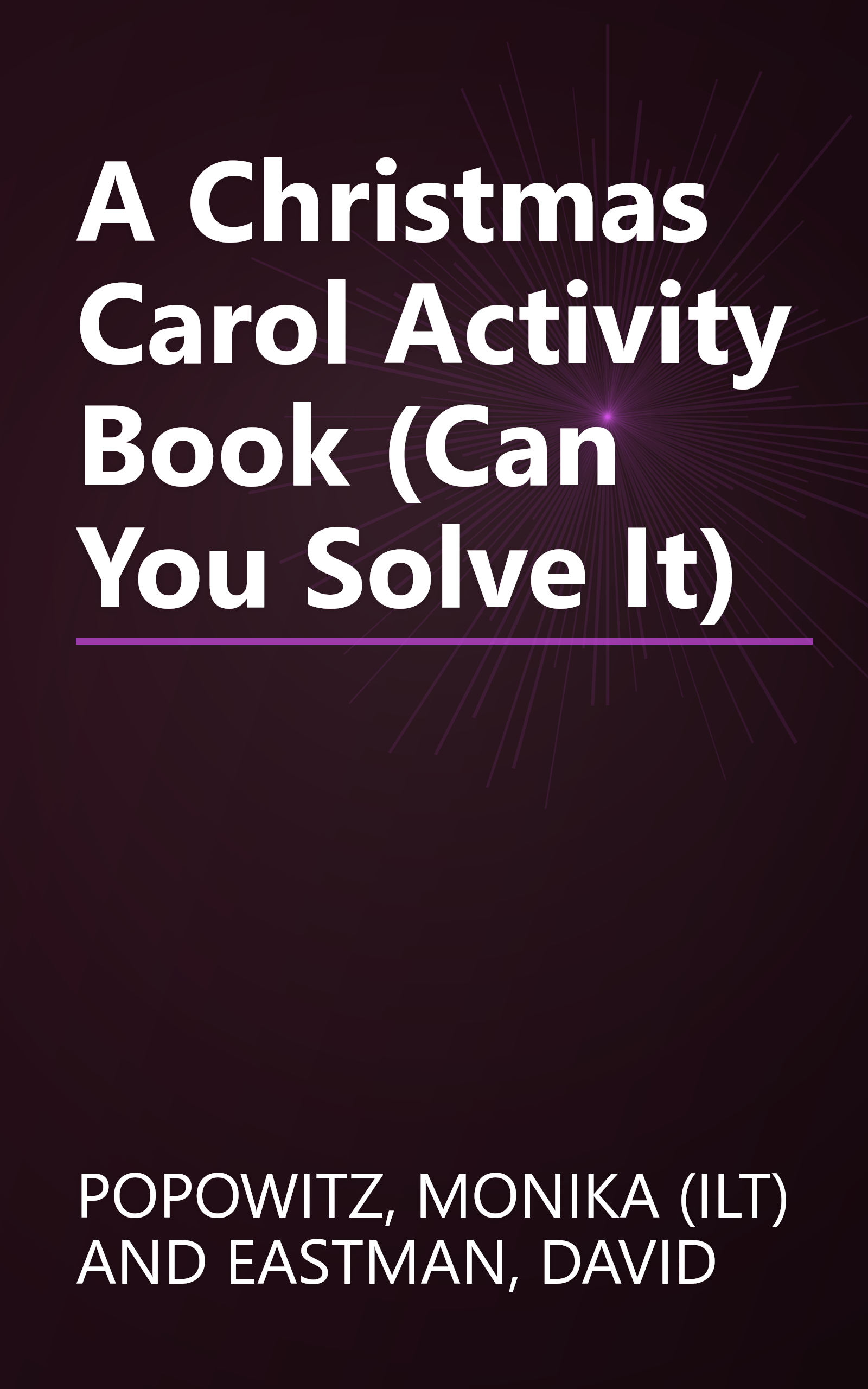 A Christmas Carol Activity Book (Can You Solve It) book cover