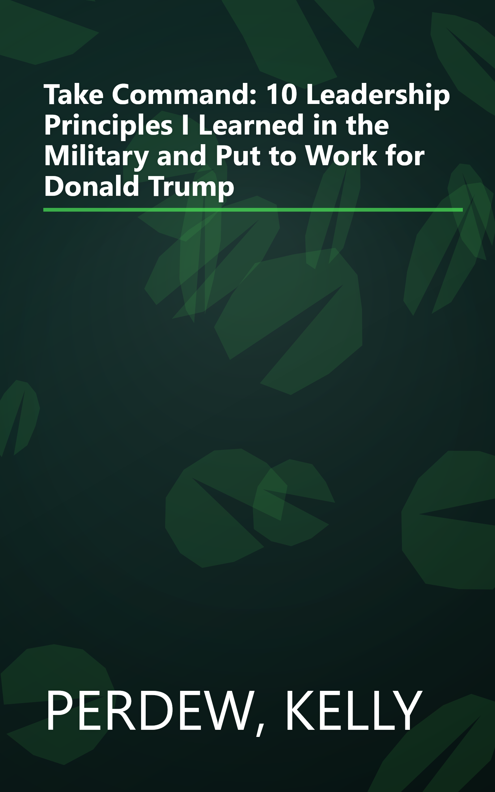 Take Command: 10 Leadership Principles I Learned in the Military and Put to Work for Donald Trump book cover