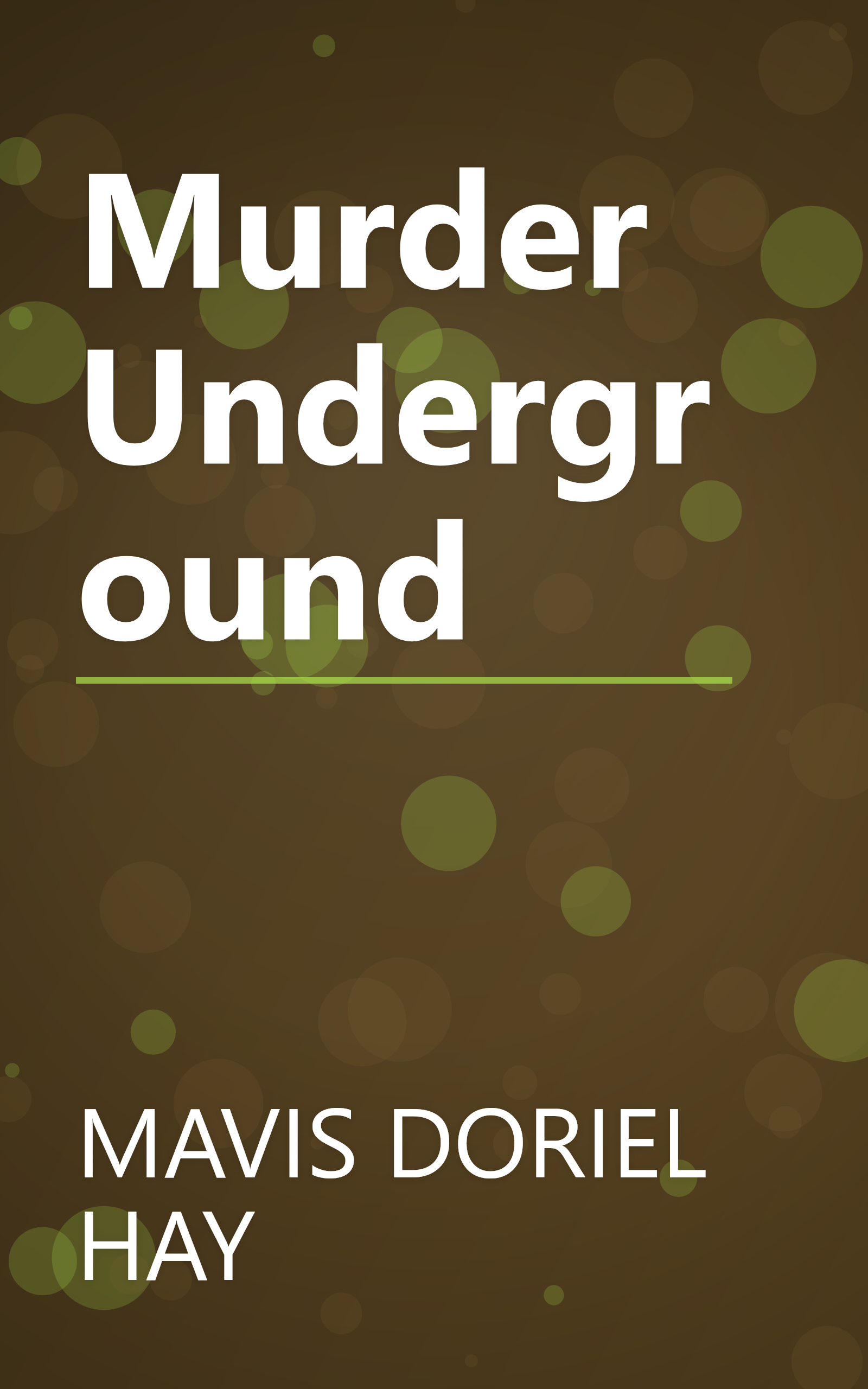 Murder Underground book cover