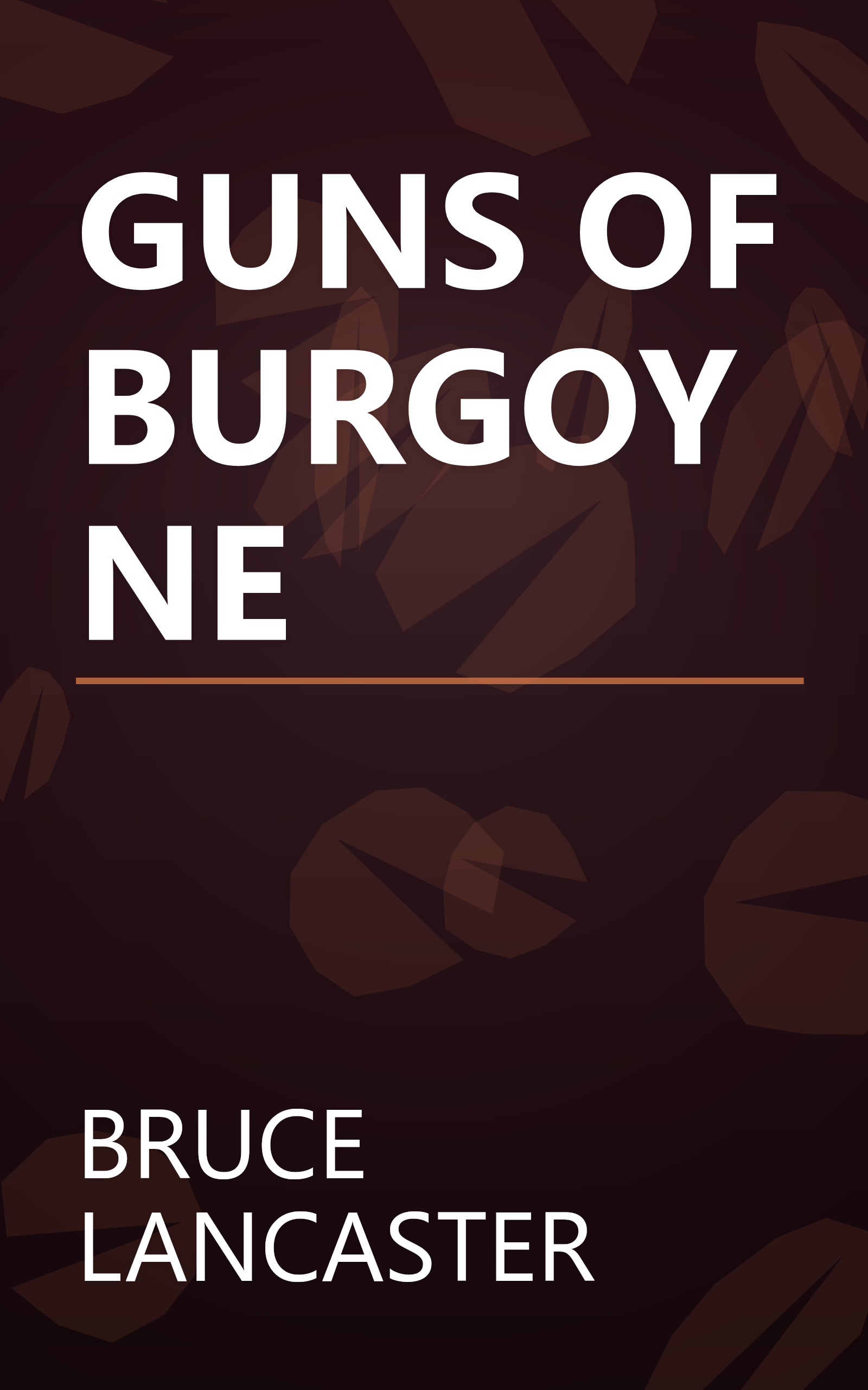 GUNS OF BURGOYNE book cover