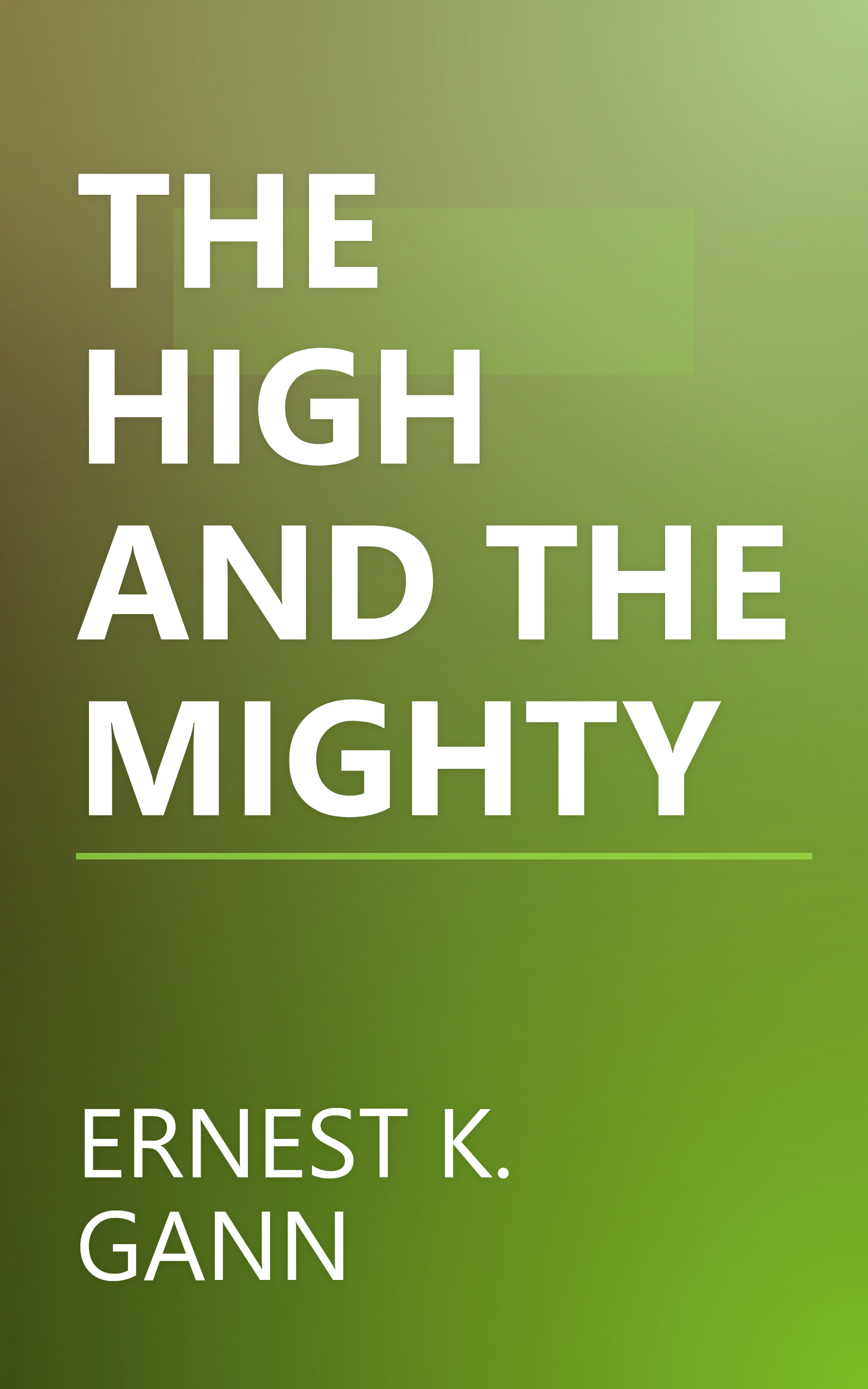 THE HIGH AND THE MIGHTY book cover