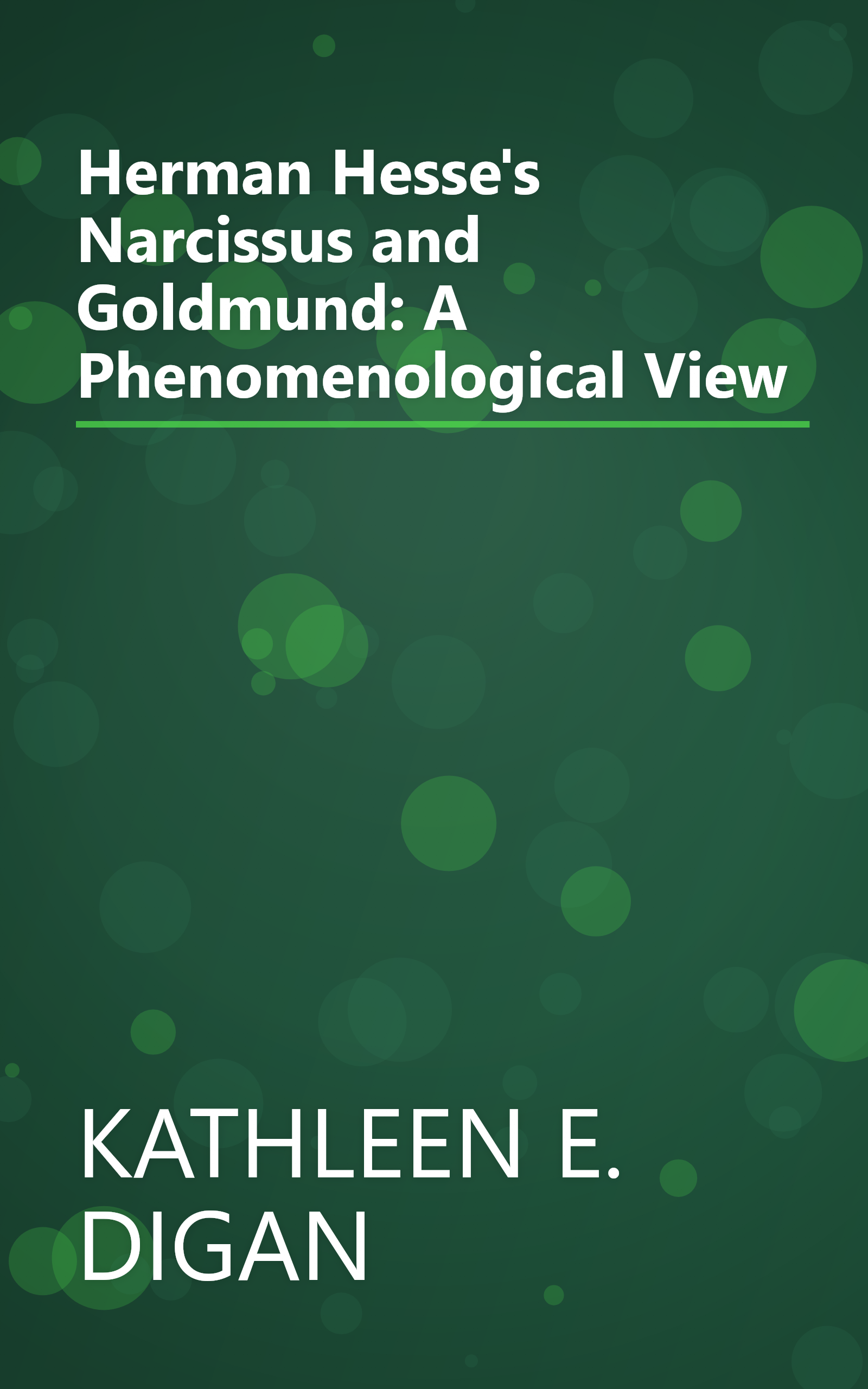 Herman Hesse's Narcissus and Goldmund: A Phenomenological View book cover