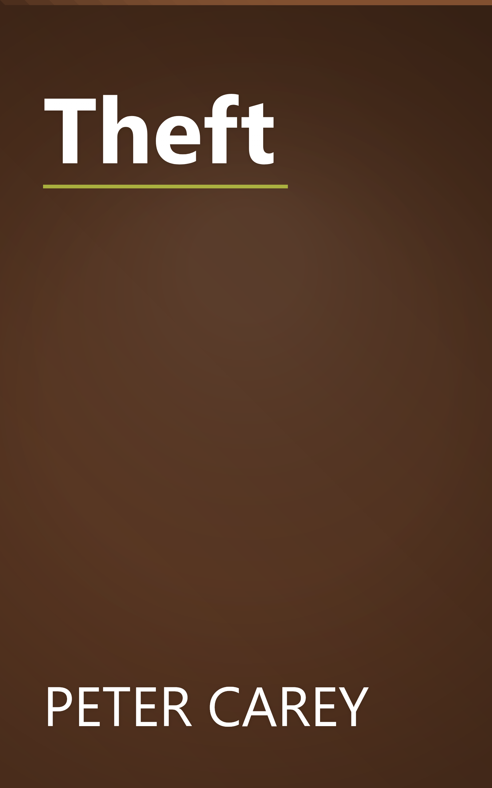 Theft book cover
