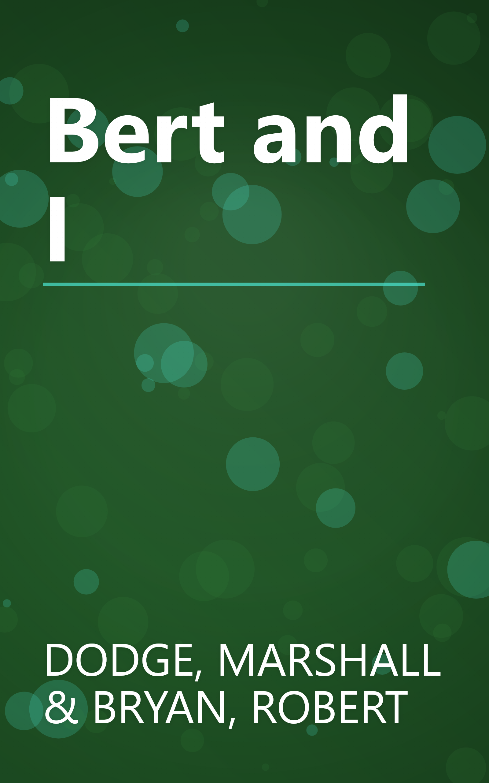 Bert and I book cover