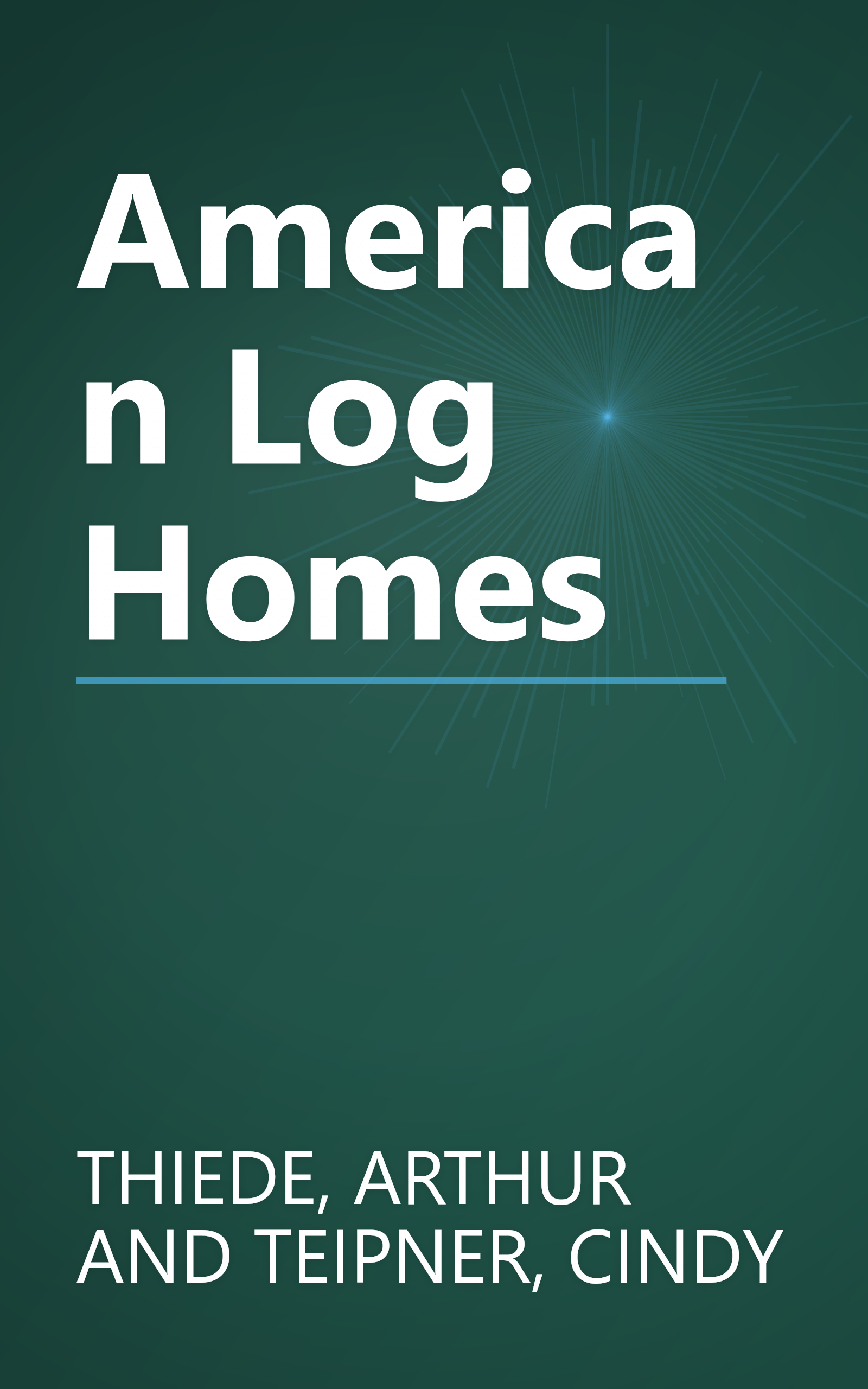 American Log Homes book cover