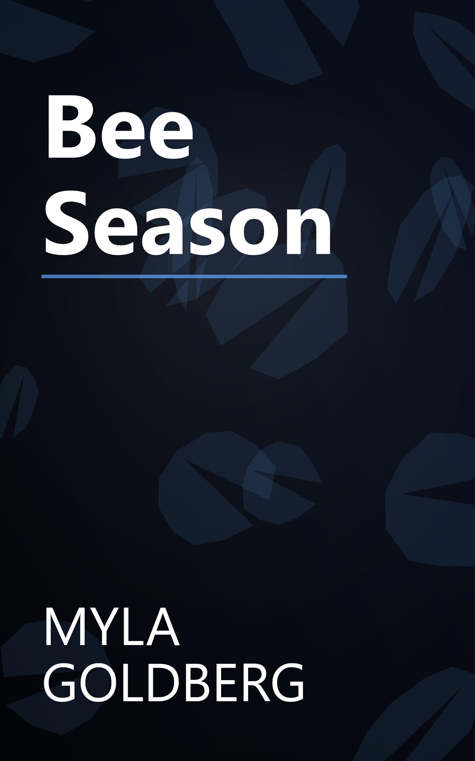 Bee Season book cover