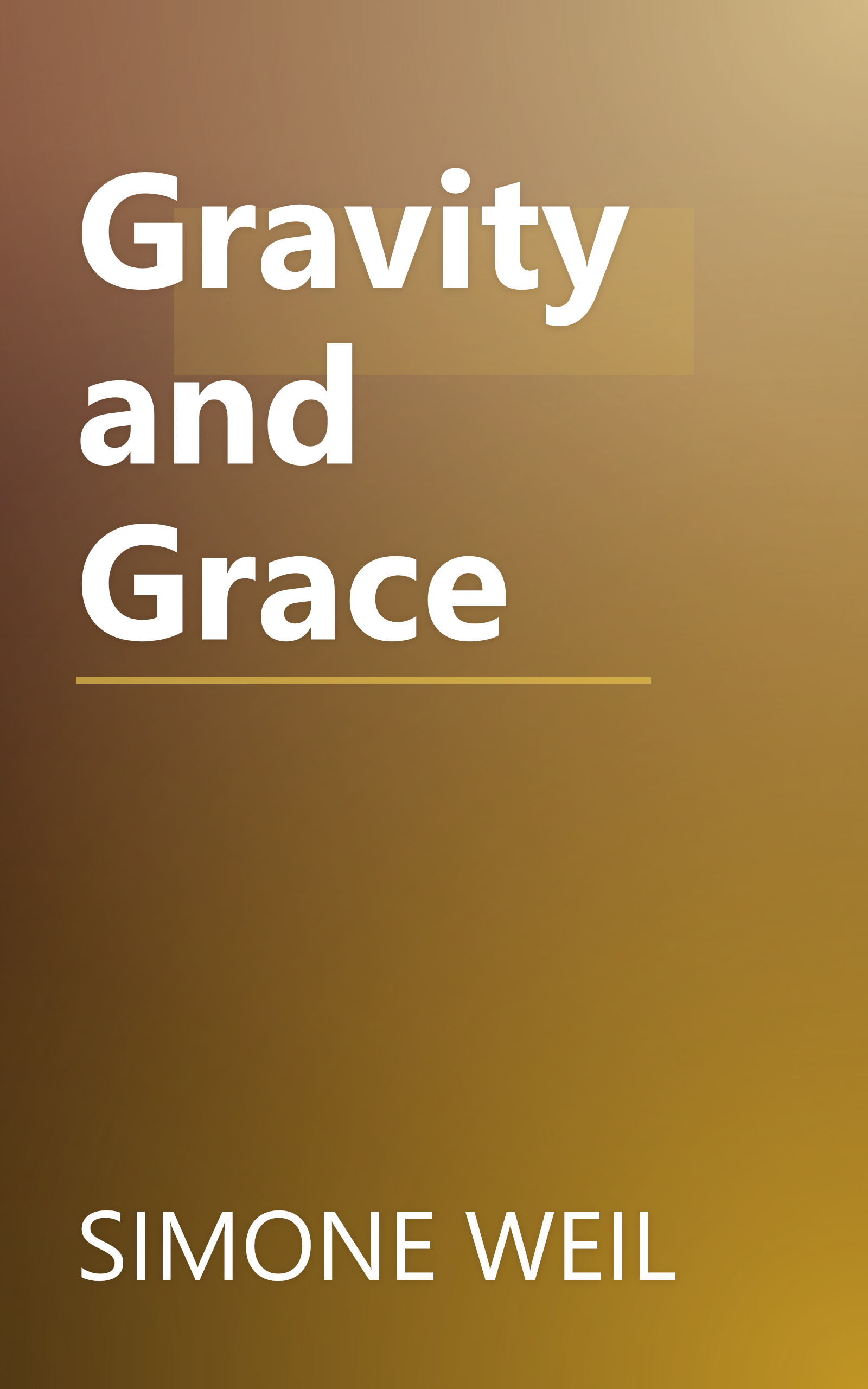 Gravity and Grace book cover