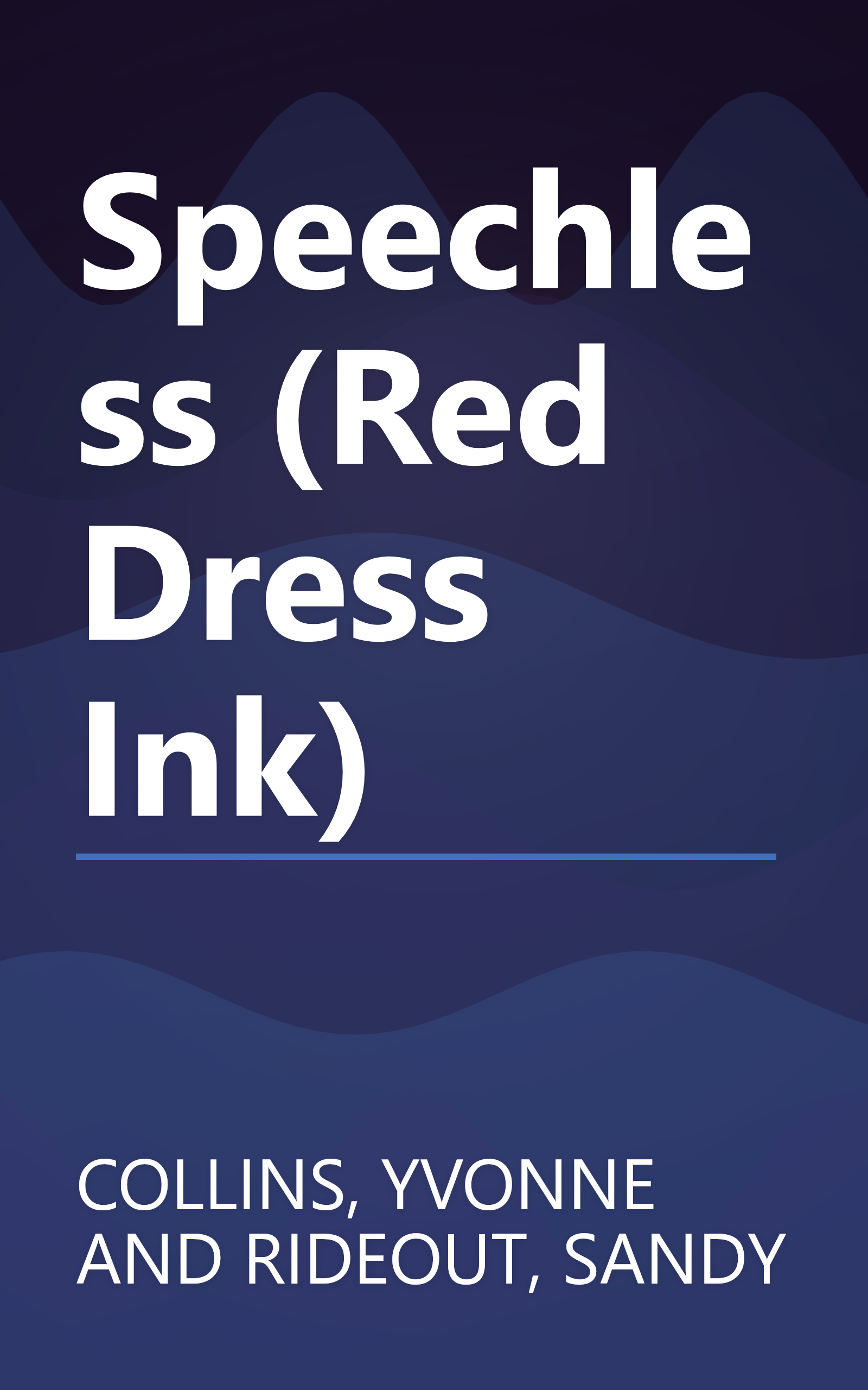 Speechless (Red Dress Ink) book cover