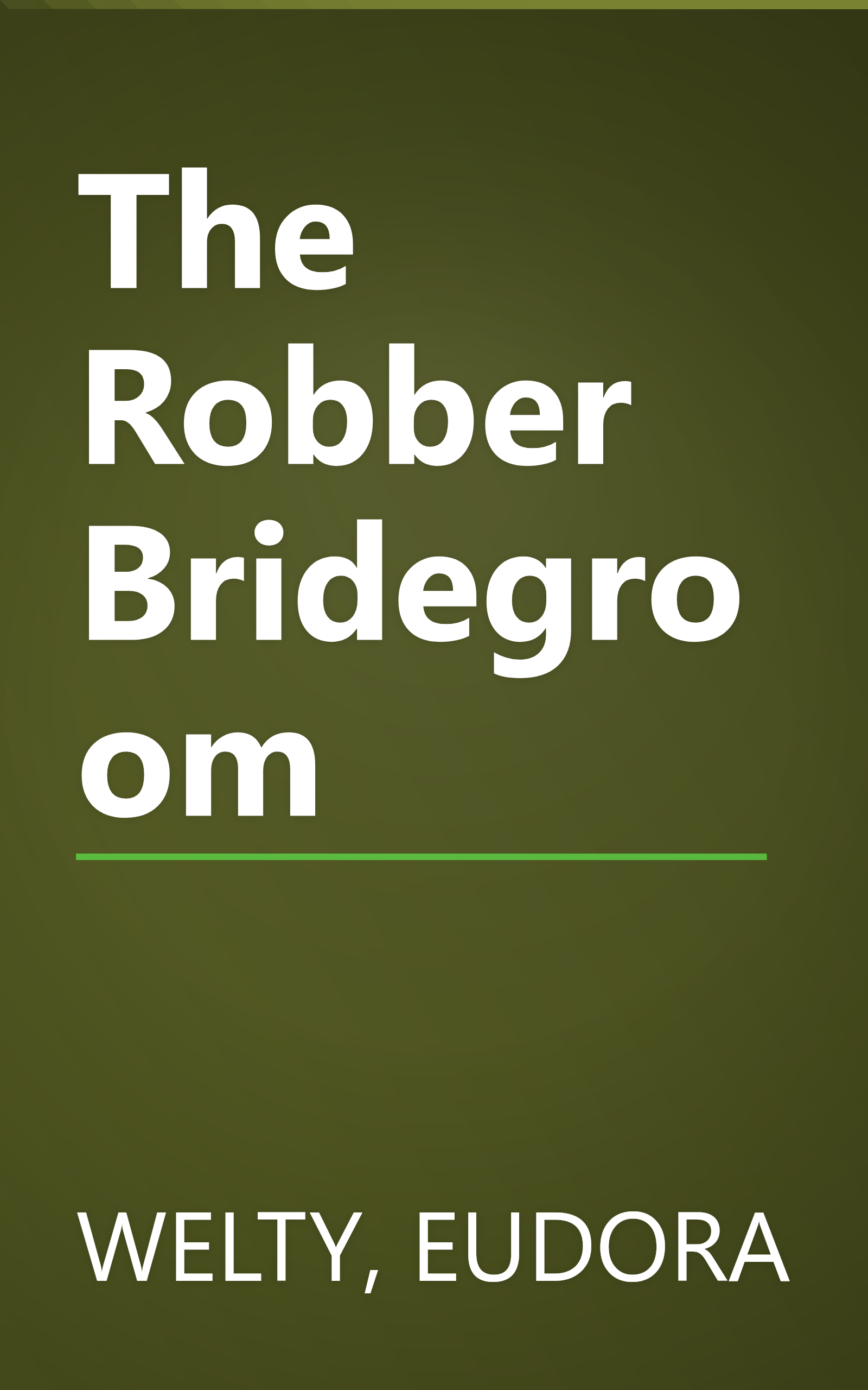 The Robber Bridegroom book cover