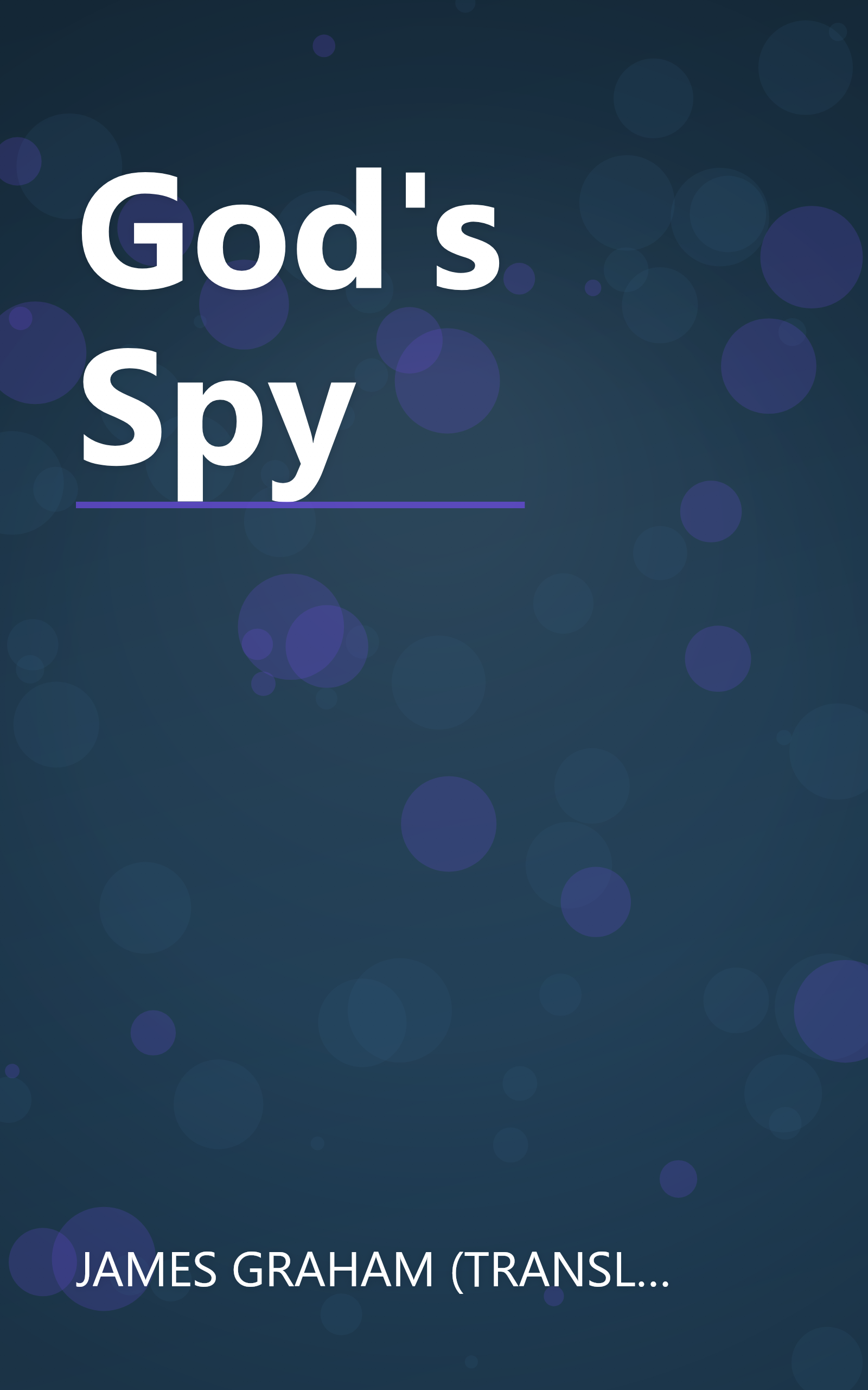 God's Spy book cover