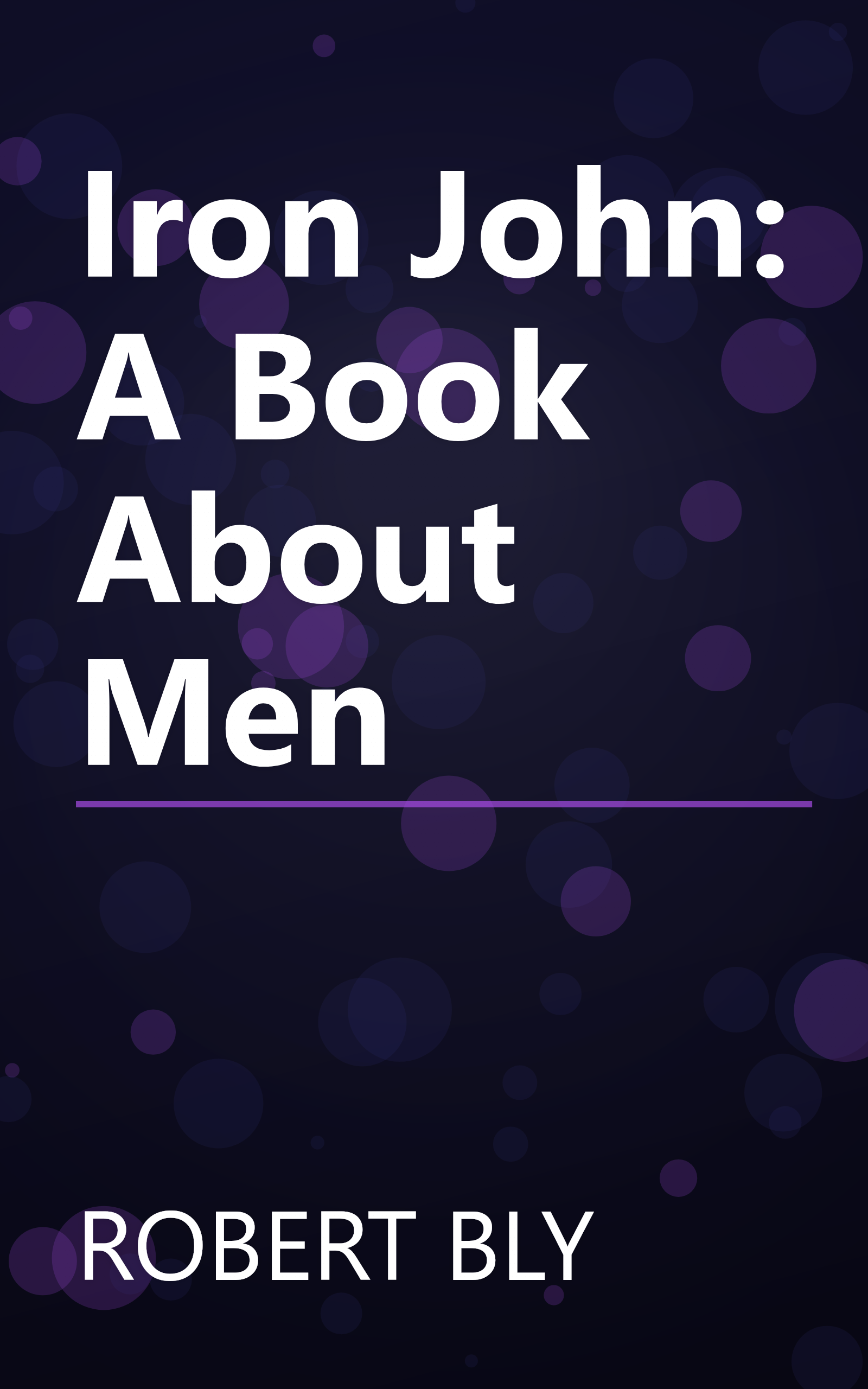 Iron John: A Book About Men book cover